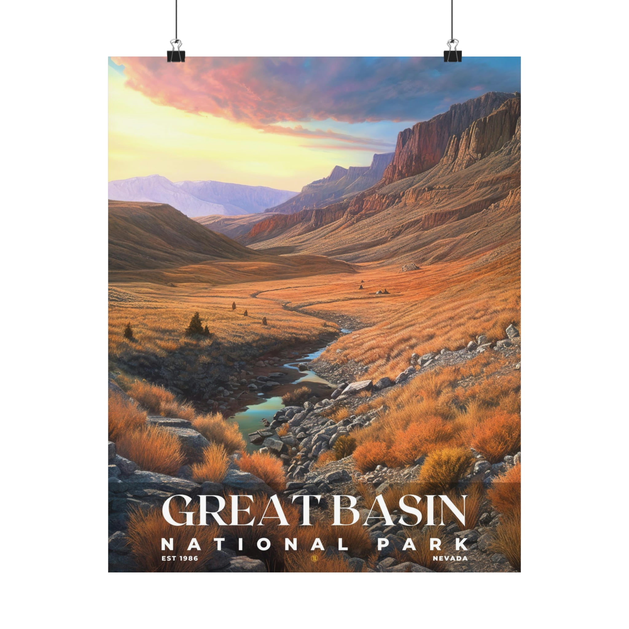 ELNEIT - Great Basin National Park Poster, Unframed Matte Paper, S02 ...