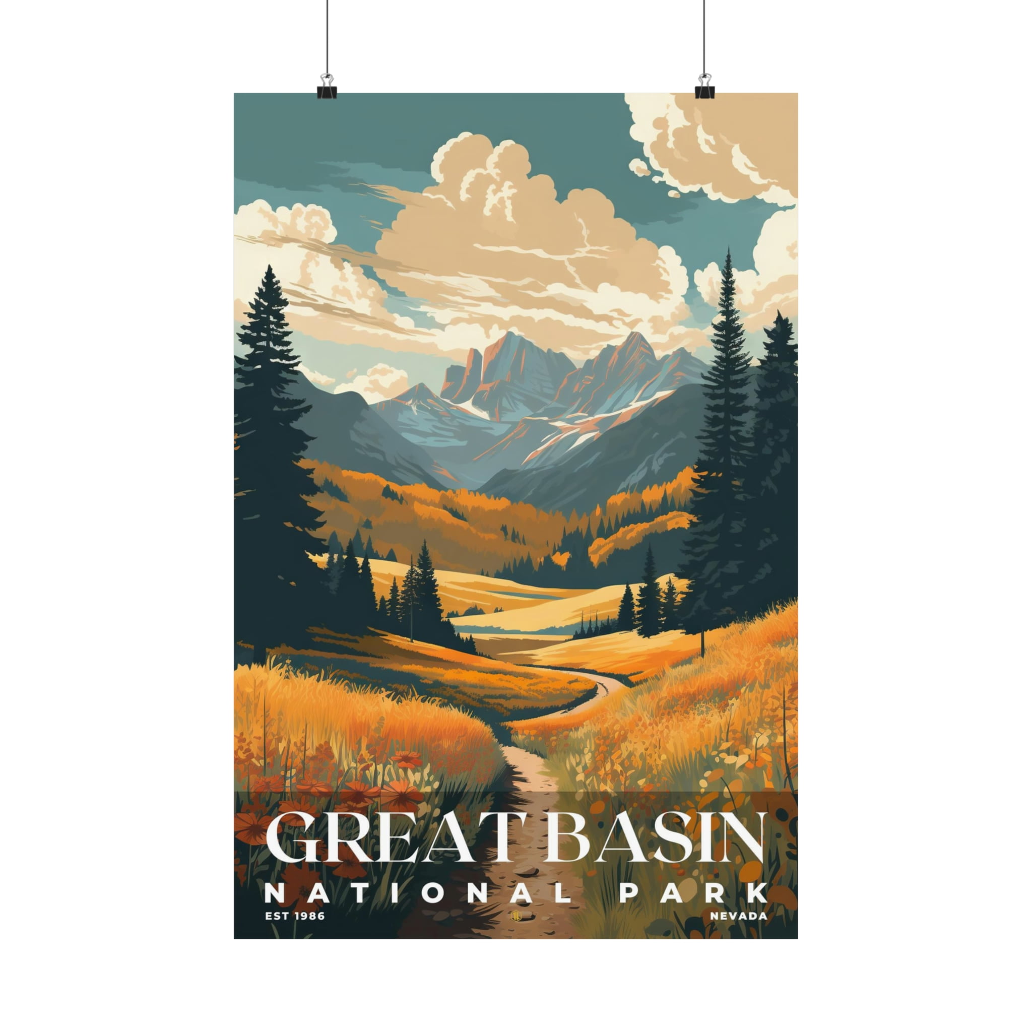 ELNEIT - Great Basin National Park Poster, Unframed Matte Paper, S05 ...