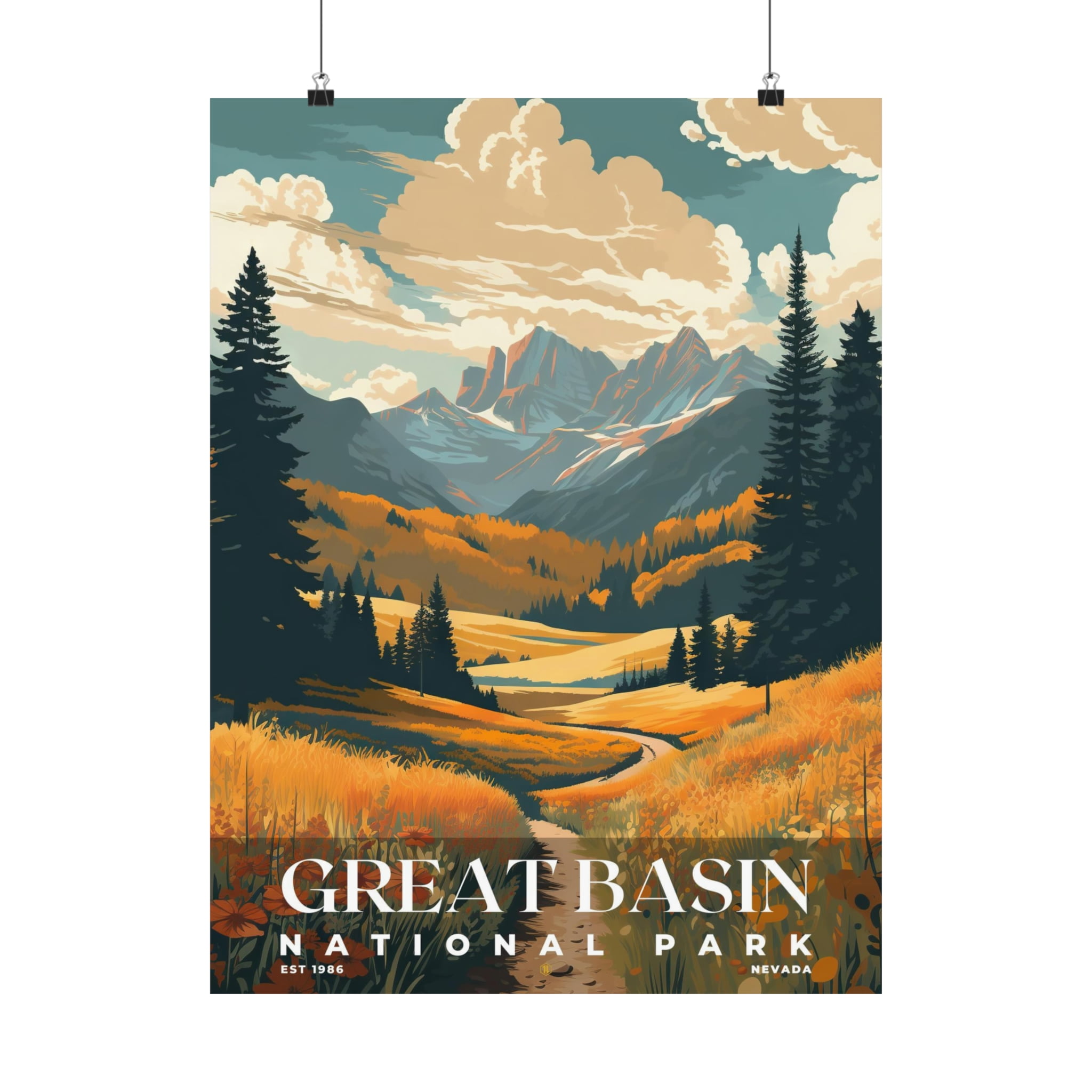 ELNEIT - Great Basin National Park Poster, Unframed Matte Paper, S05 ...