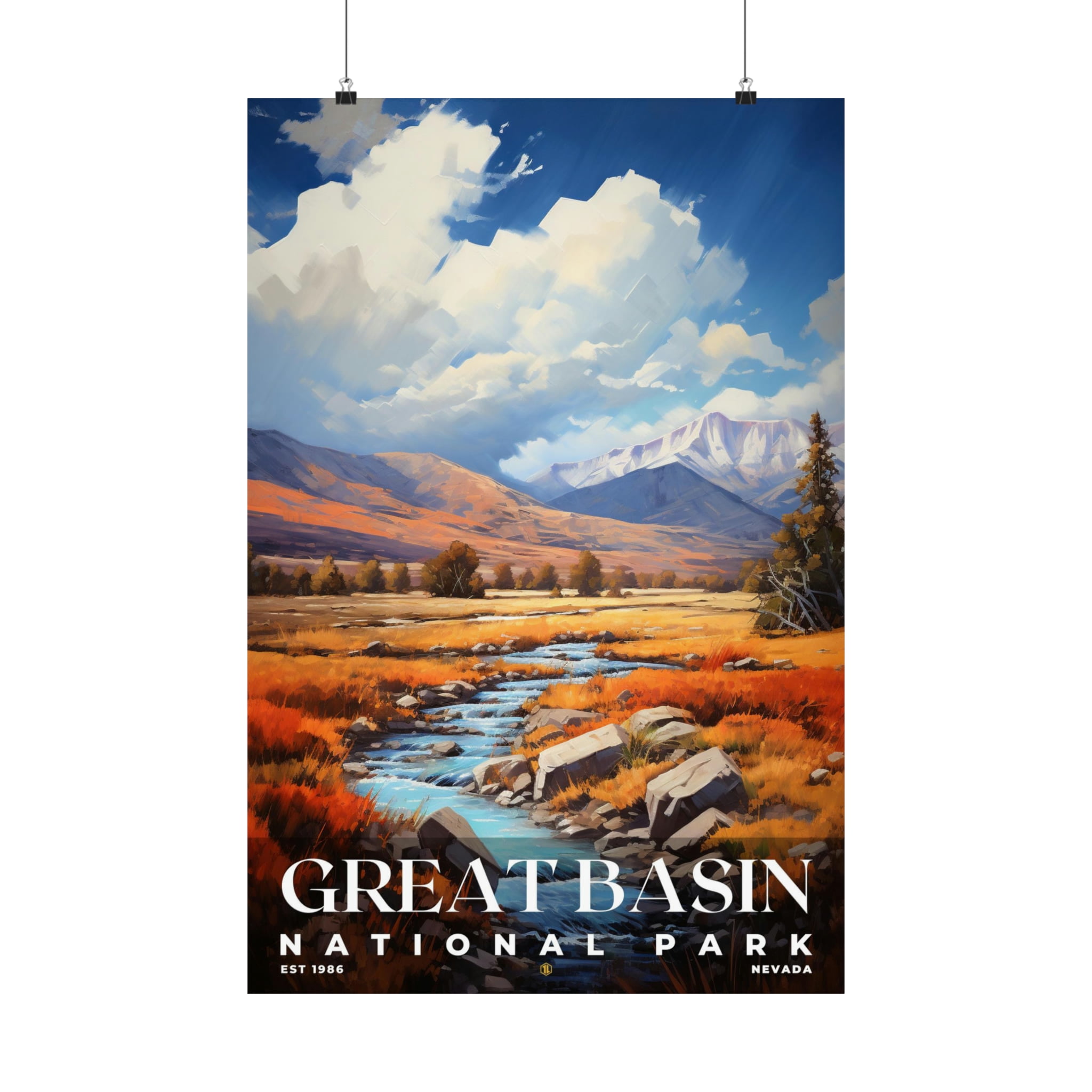 ELNEIT - Great Basin National Park Poster, Unframed Matte Paper, S06 ...