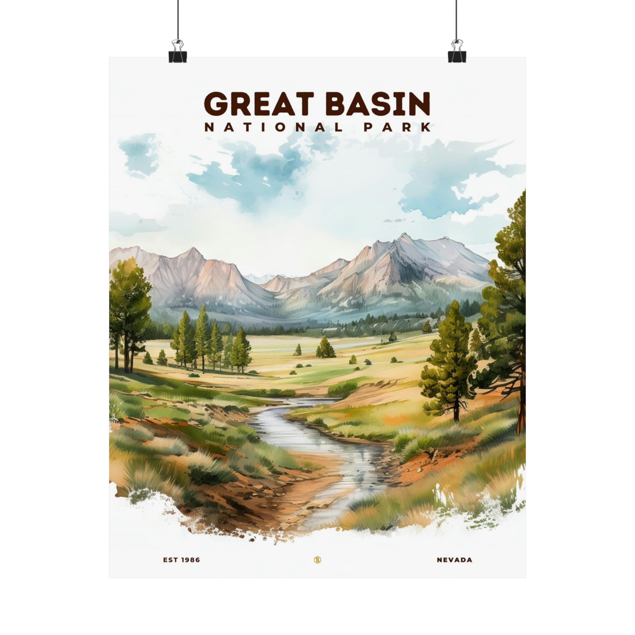 ELNEIT - Great Basin National Park Poster, Unframed Matte Paper, S08 ...