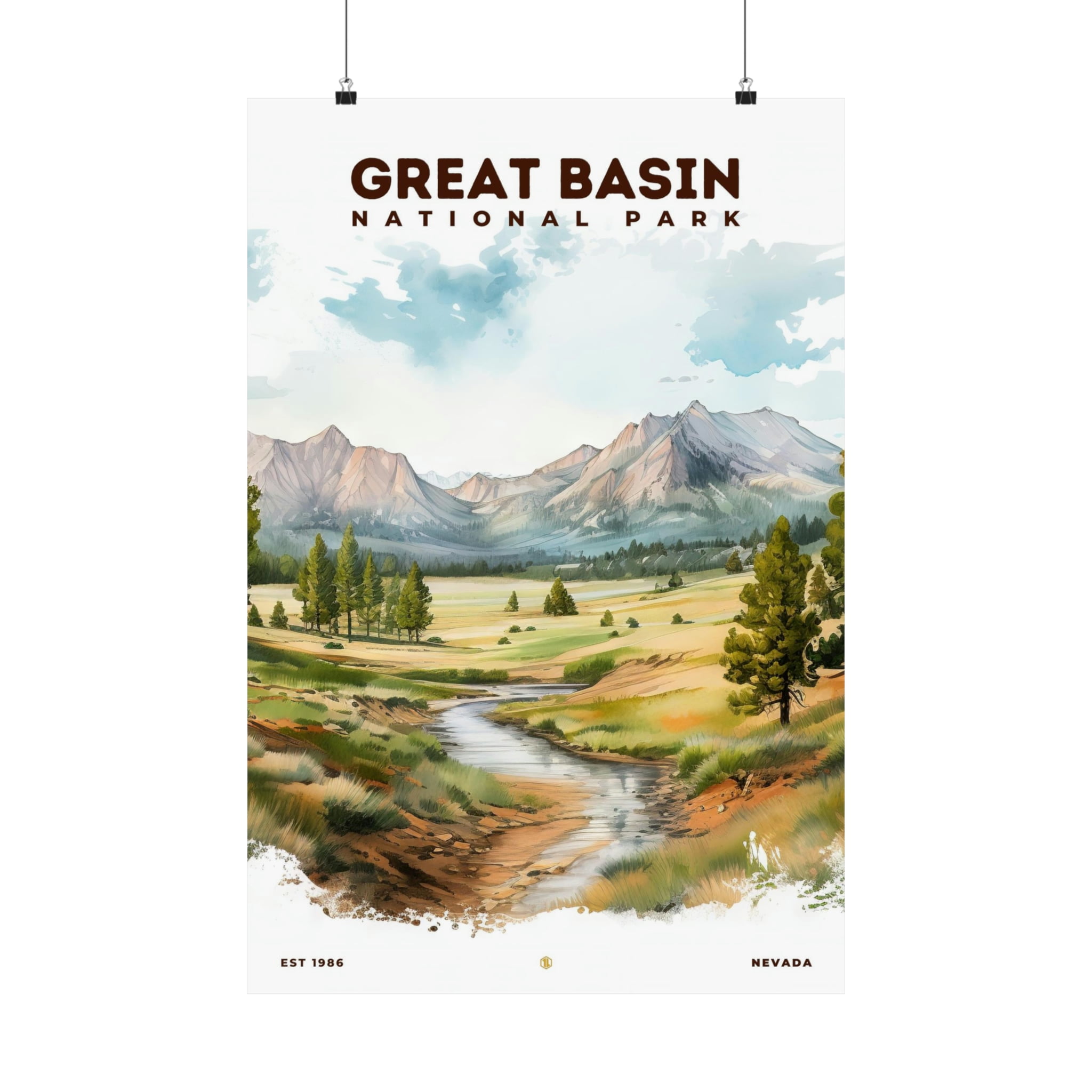 ELNEIT - Great Basin National Park Poster, Unframed Matte Paper, S08 ...