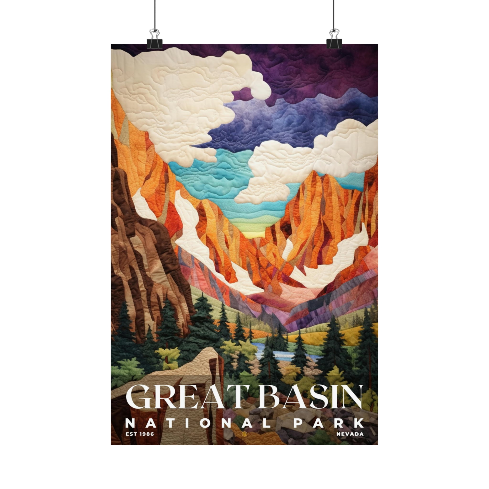 ELNEIT - Great Basin National Park Poster, Unframed Matte Paper, S09 ...