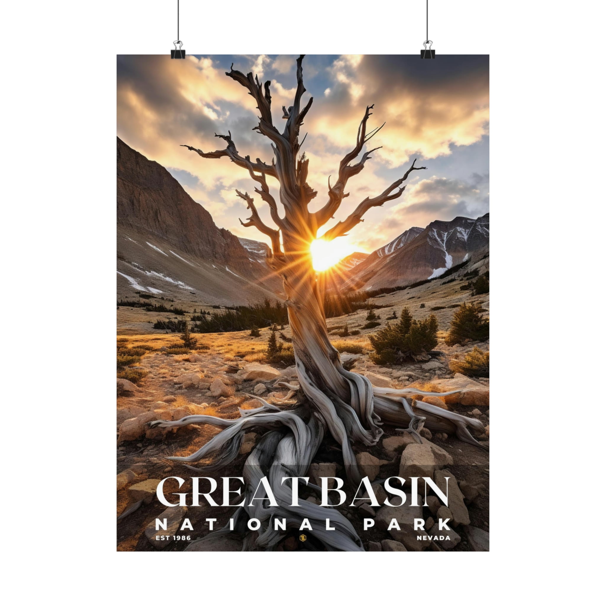 ELNEIT - Great Basin National Park Poster, Unframed Matte Paper, S10 ...