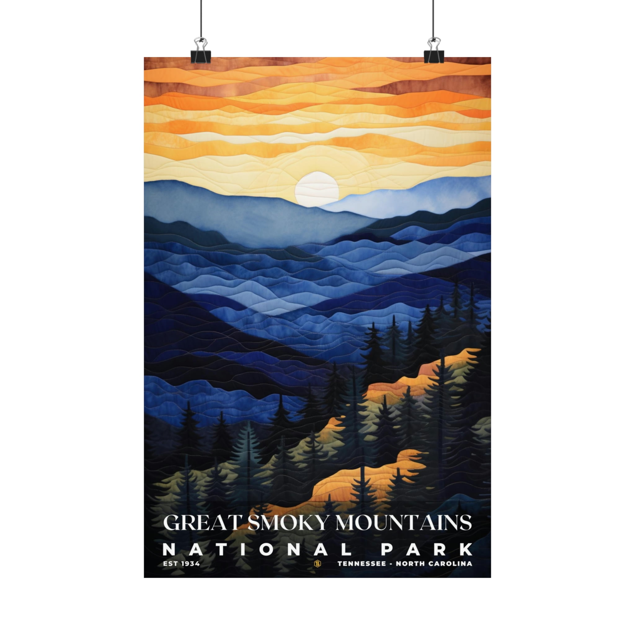 ELNEIT - Great Smoky Mountains National Park Poster, Unframed Matte, S09 - Walmart.com