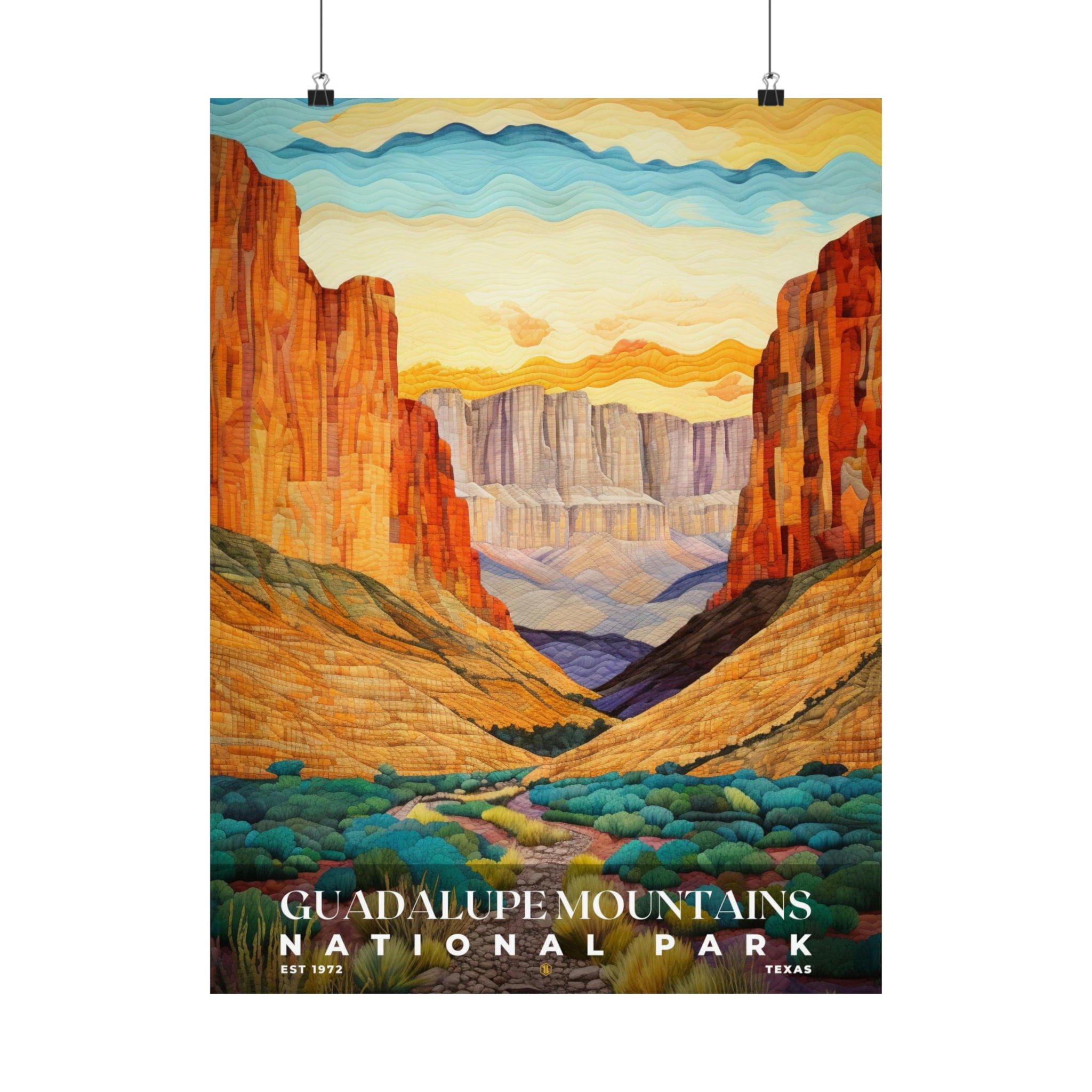 ELNEIT - Guadalupe Mountains National Park Poster, Unframed Matte, S09 - Walmart.com