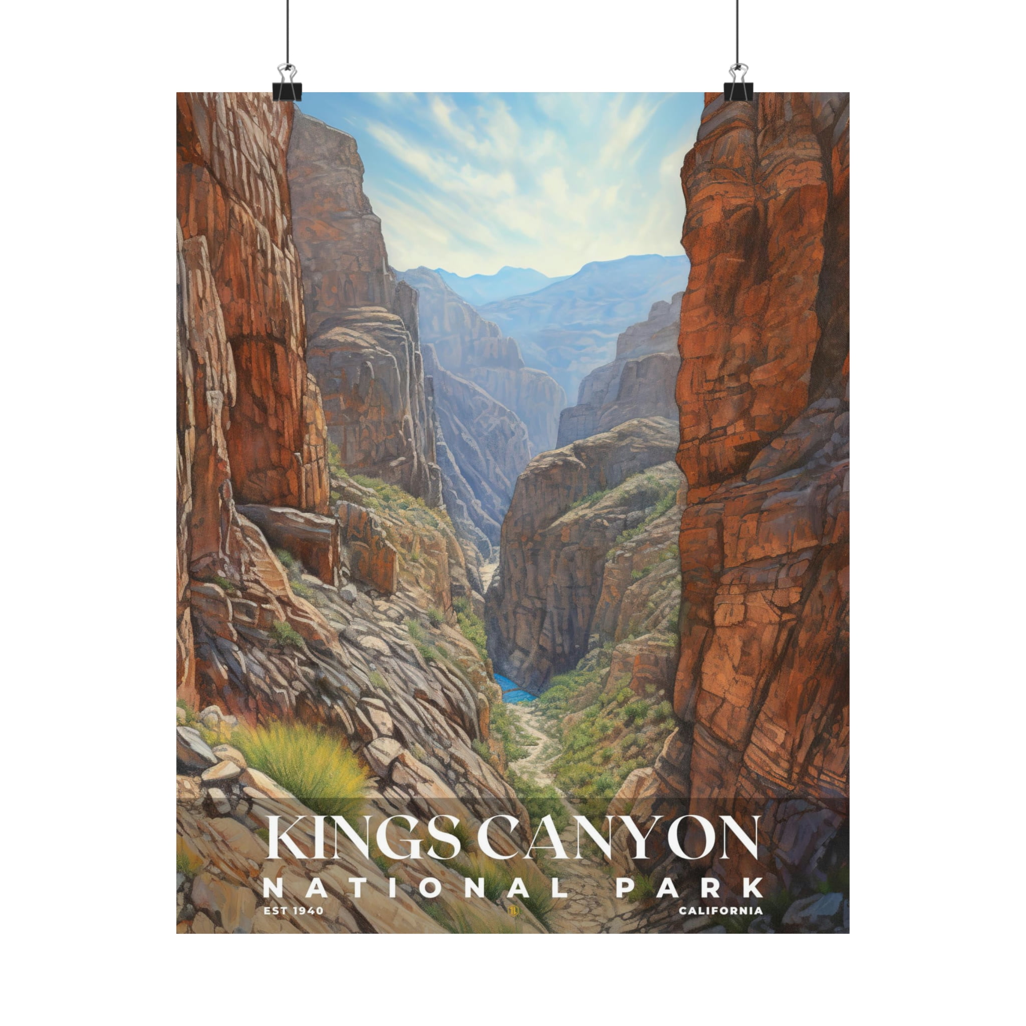 ELNEIT - Kings Canyon National Park Poster, Unframed Matte Paper, S02 - Walmart.com