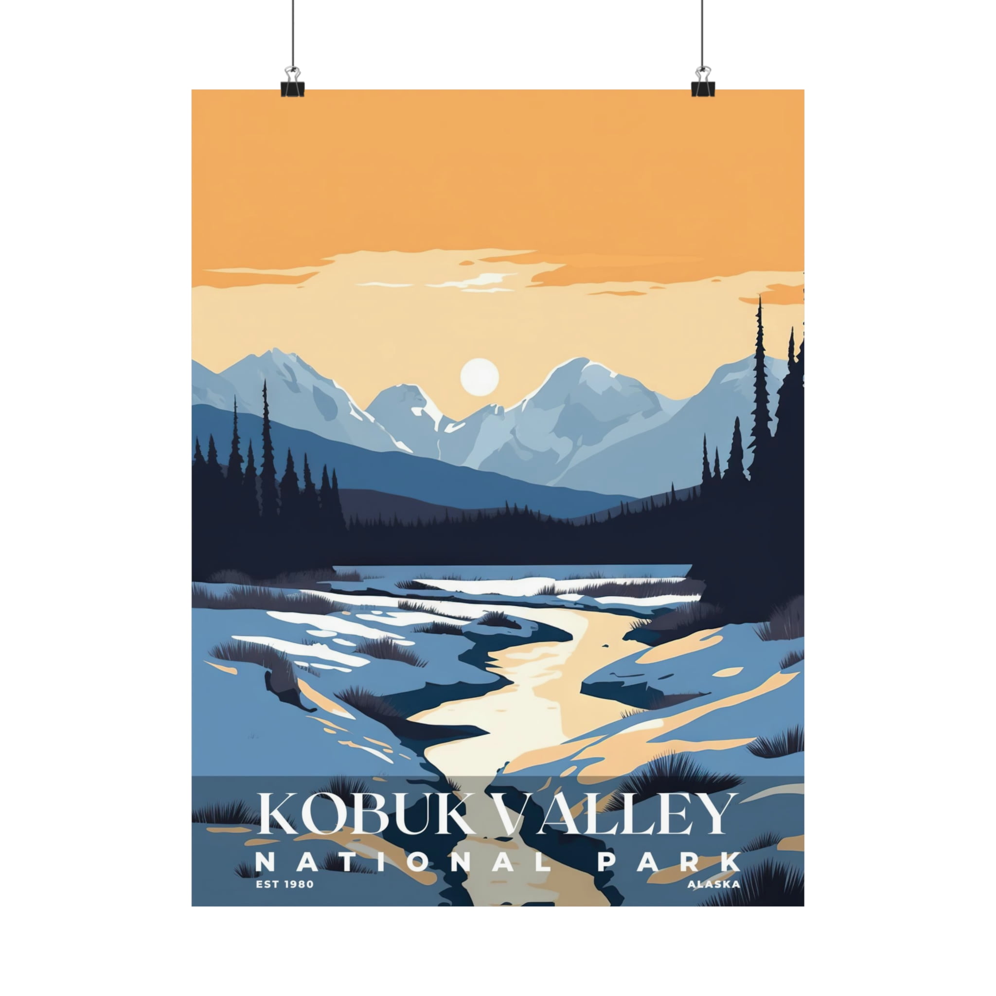 ELNEIT - Kobuk Valley National Park Poster, Unframed Matte Paper, S03 ...