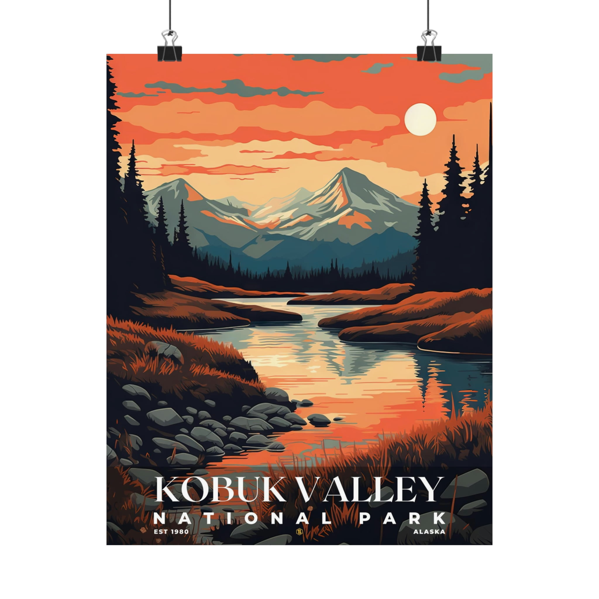 ELNEIT - Kobuk Valley National Park Poster, Unframed Matte Paper, S05 ...
