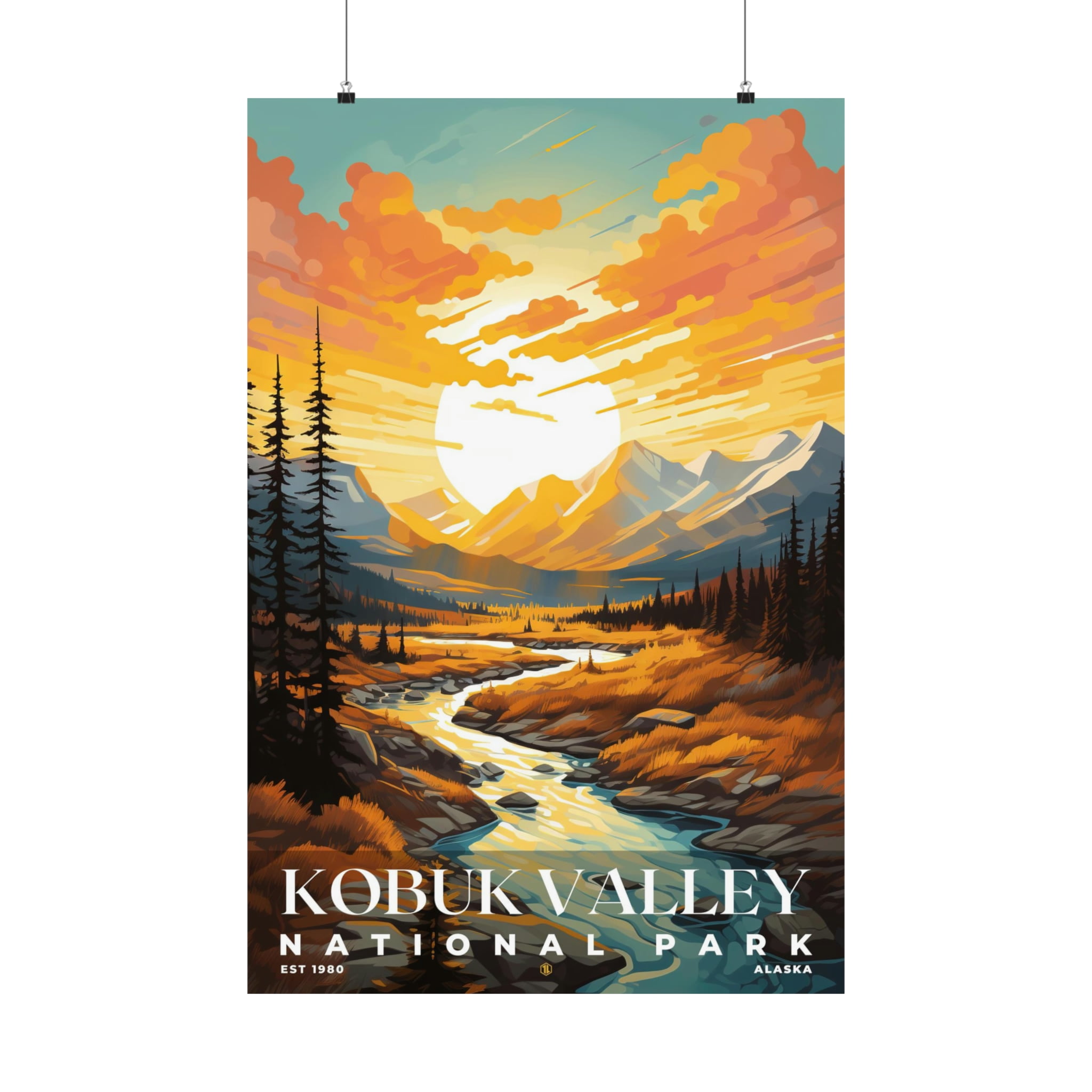 ELNEIT - Kobuk Valley National Park Poster, Unframed Matte Paper, S06 ...
