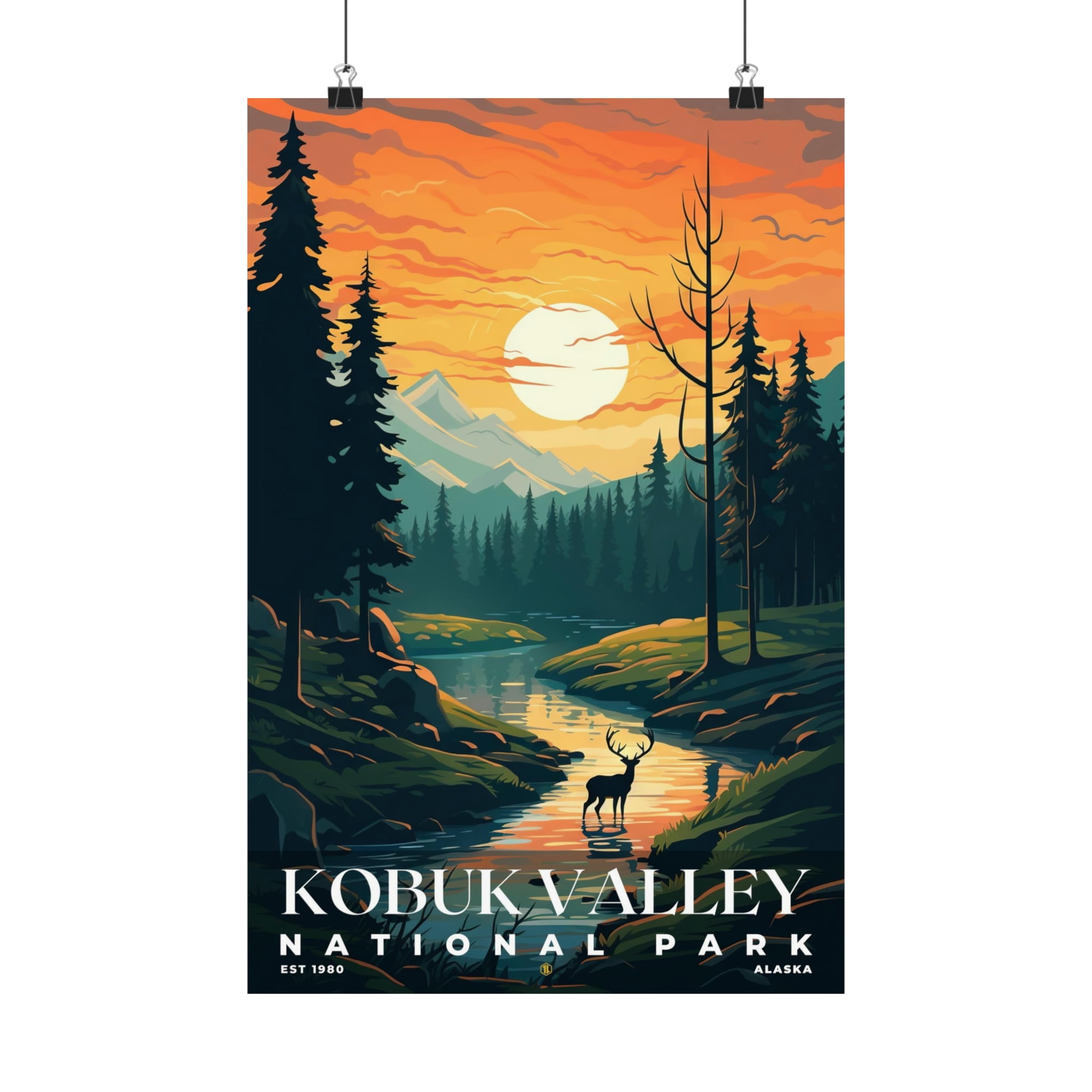 ELNEIT - Kobuk Valley National Park Poster, Unframed Matte Paper, S07 ...