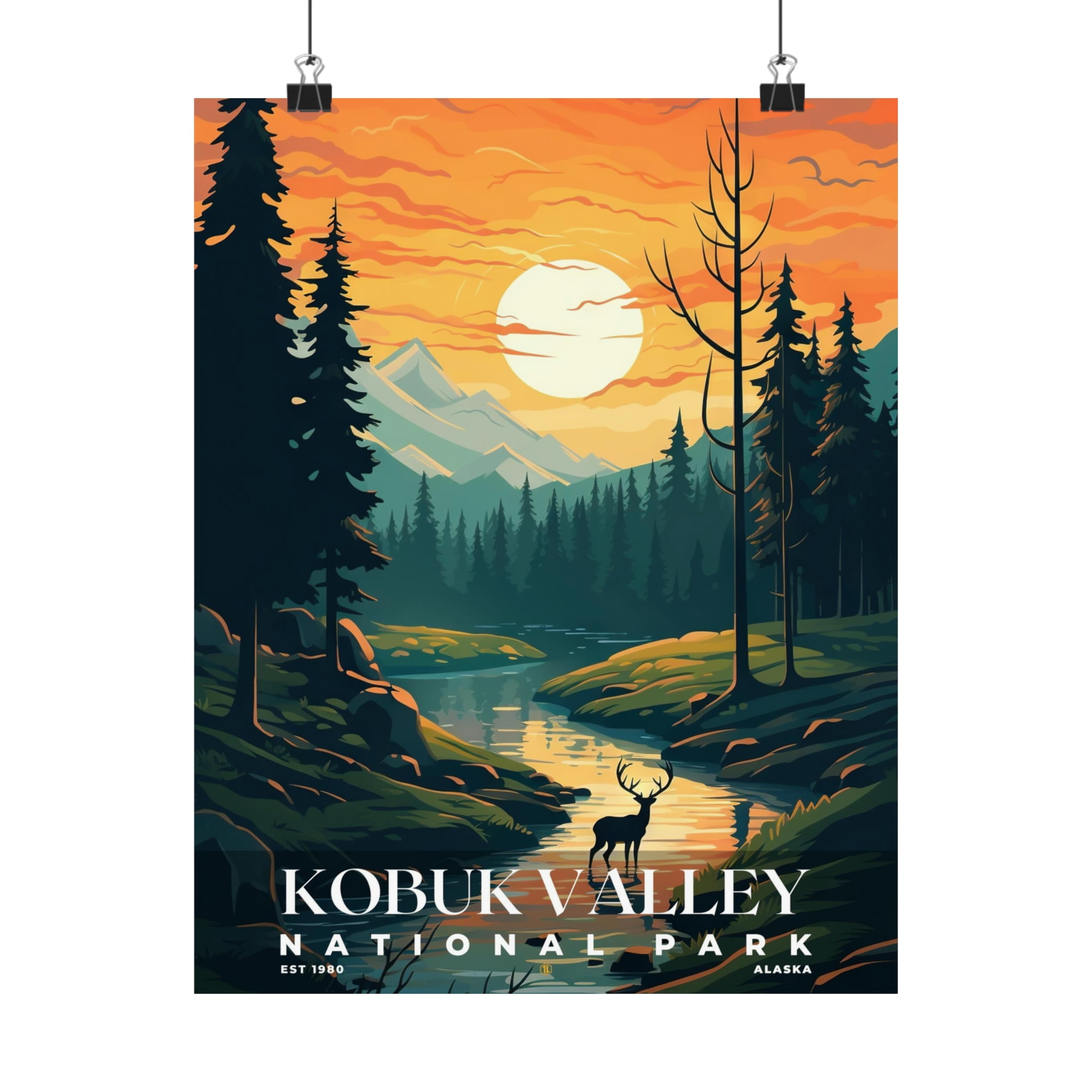 ELNEIT - Kobuk Valley National Park Poster, Unframed Matte Paper, S07 ...