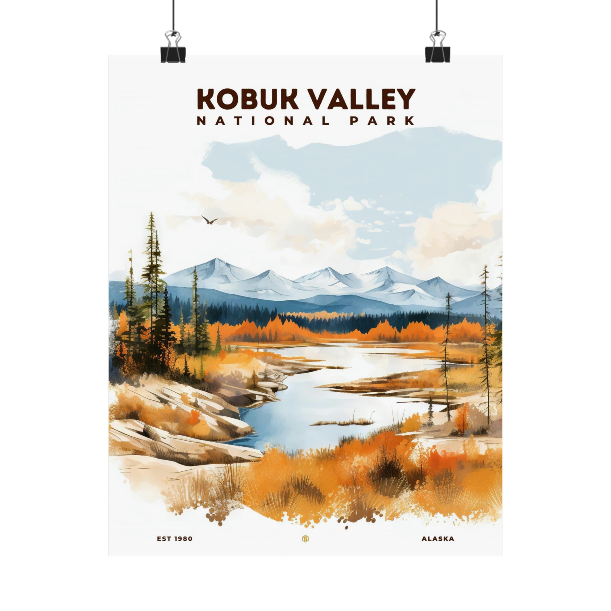 ELNEIT - Kobuk Valley National Park Poster, Unframed Matte Paper, S08 ...