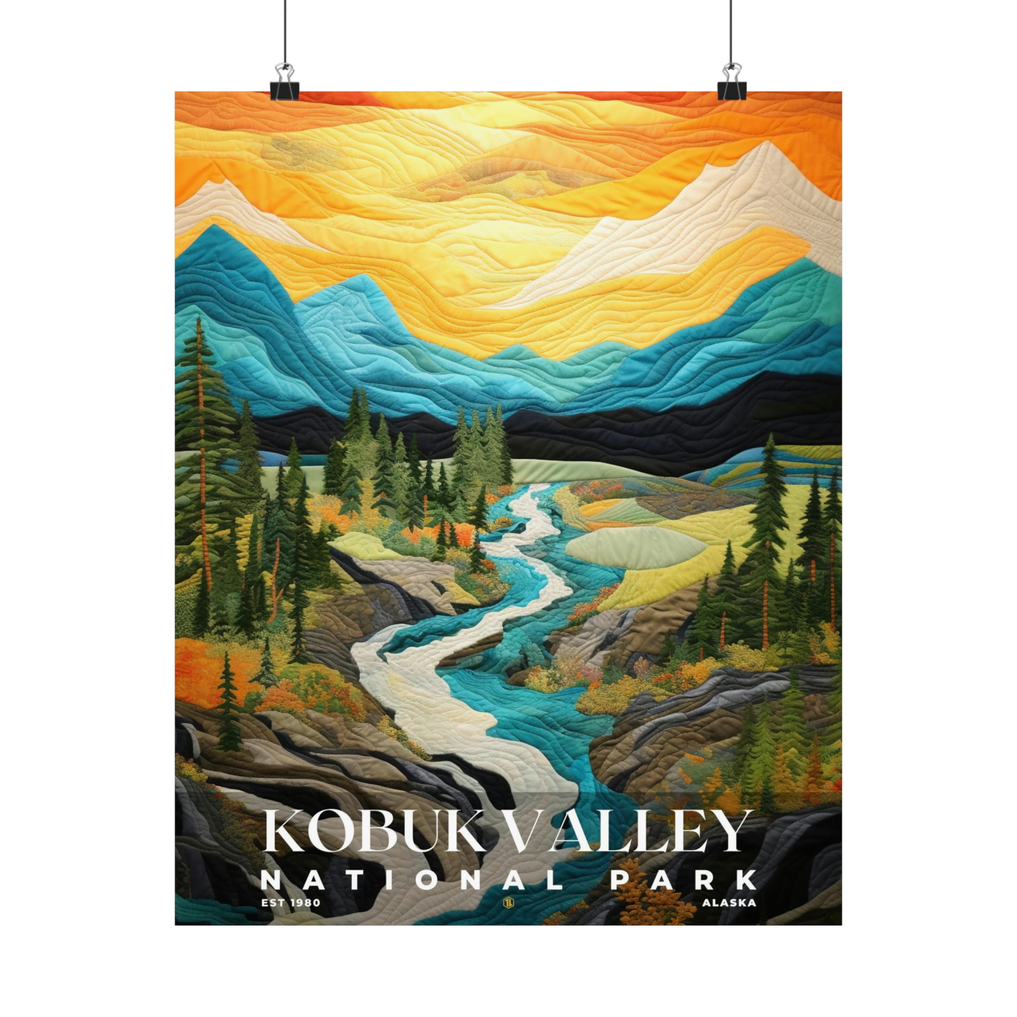 ELNEIT - Kobuk Valley National Park Poster, Unframed Matte Paper, S09 ...