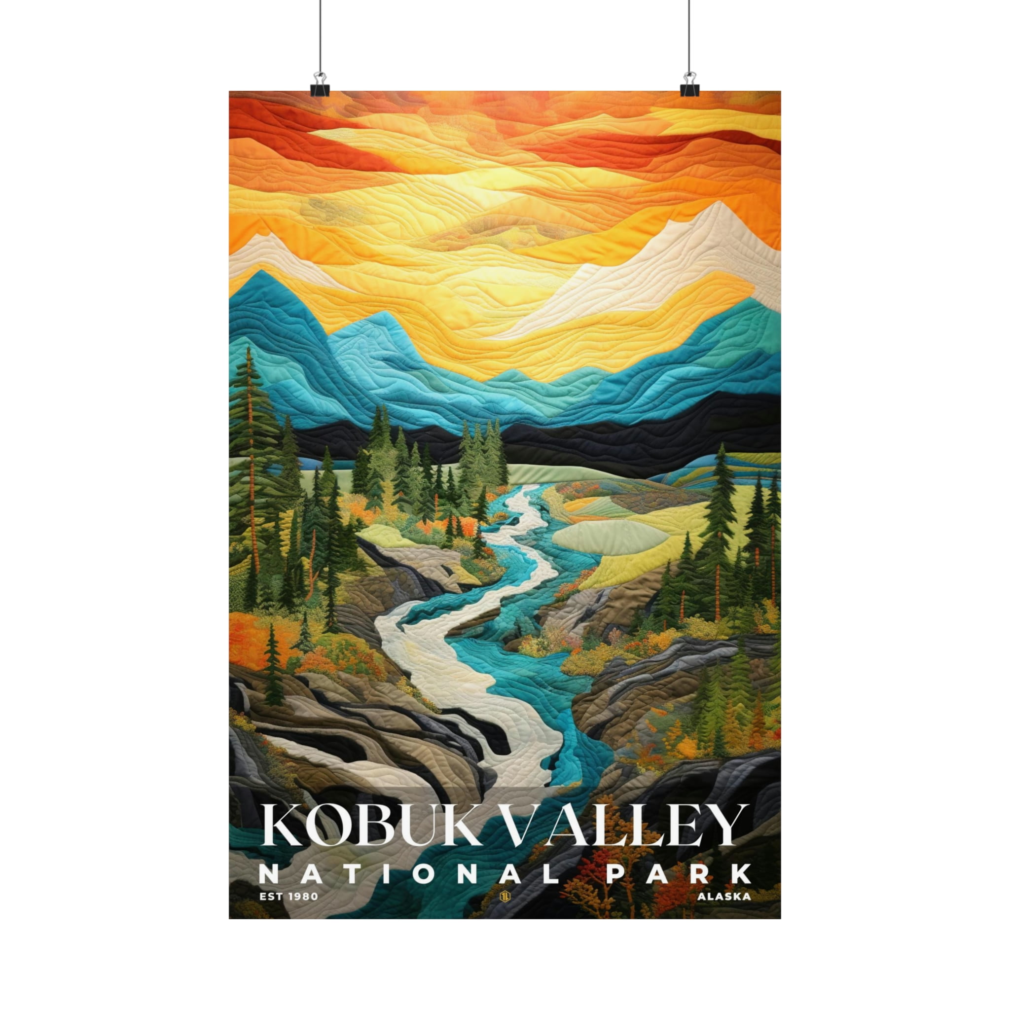 ELNEIT - Kobuk Valley National Park Poster, Unframed Matte Paper, S09 ...