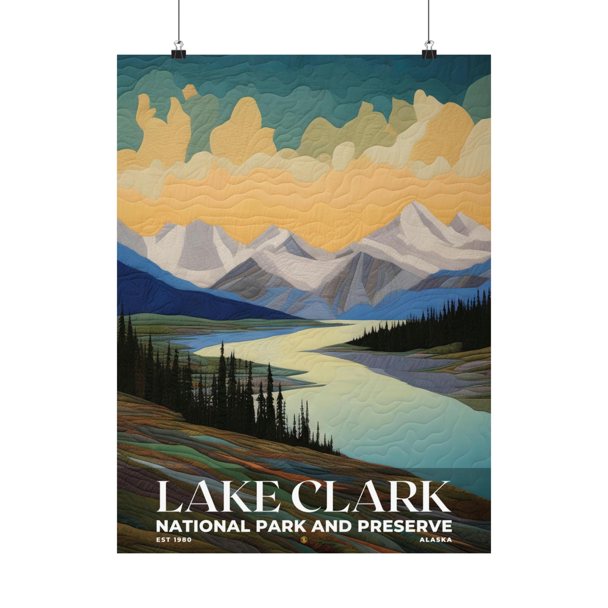 ELNEIT - Lake Clark National Park Poster, Unframed Matte Paper, S09 - Walmart.com