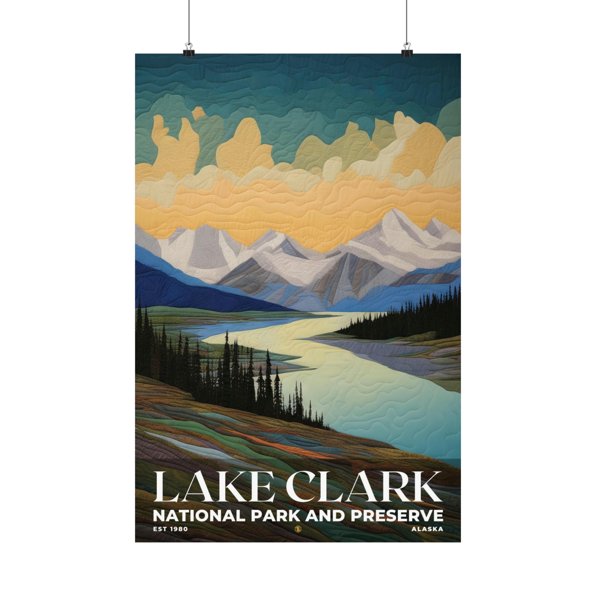 ELNEIT - Lake Clark National Park Poster, Unframed Matte Paper, S09 - Walmart.com
