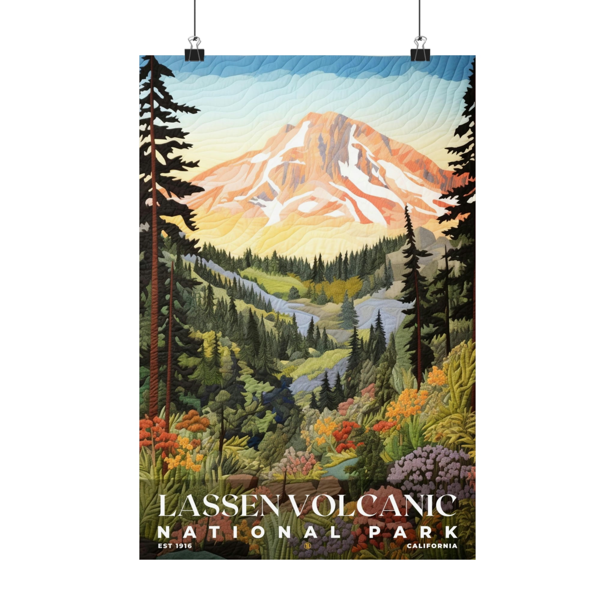ELNEIT - Lassen Volcanic National Park Poster, Unframed Matte Paper, S09 - Walmart.com