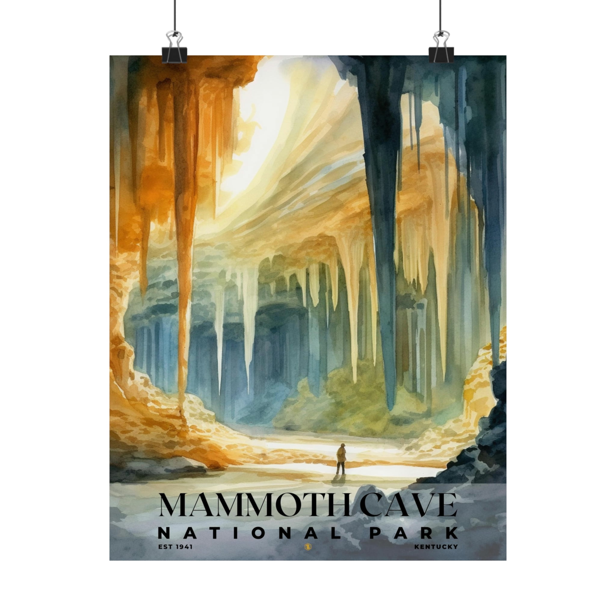 ELNEIT - Mammoth Cave National Park Poster, Unframed Matte Paper, S04 ...
