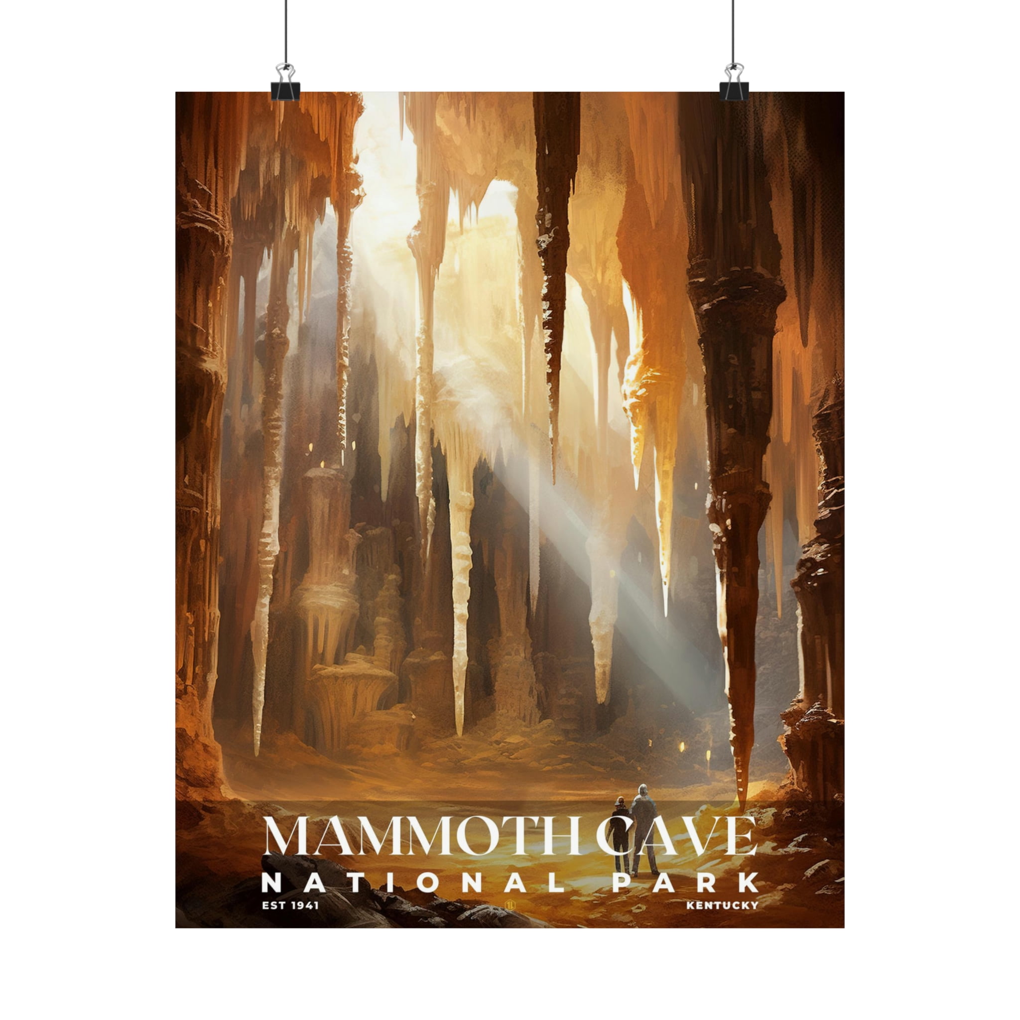 ELNEIT - Mammoth Cave National Park Poster, Unframed Matte Paper, S05 ...