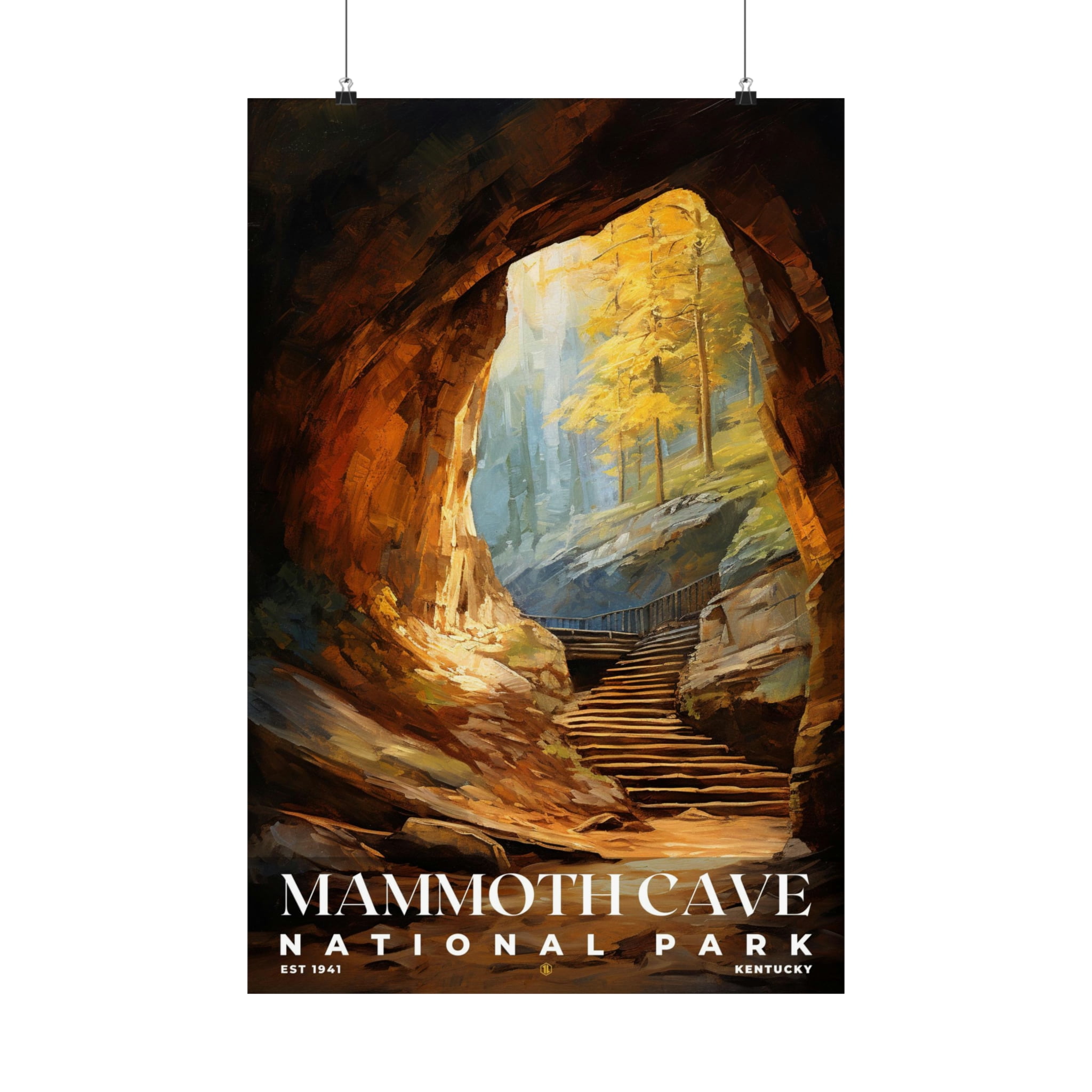 ELNEIT - Mammoth Cave National Park Poster, Unframed Matte Paper, S06 ...
