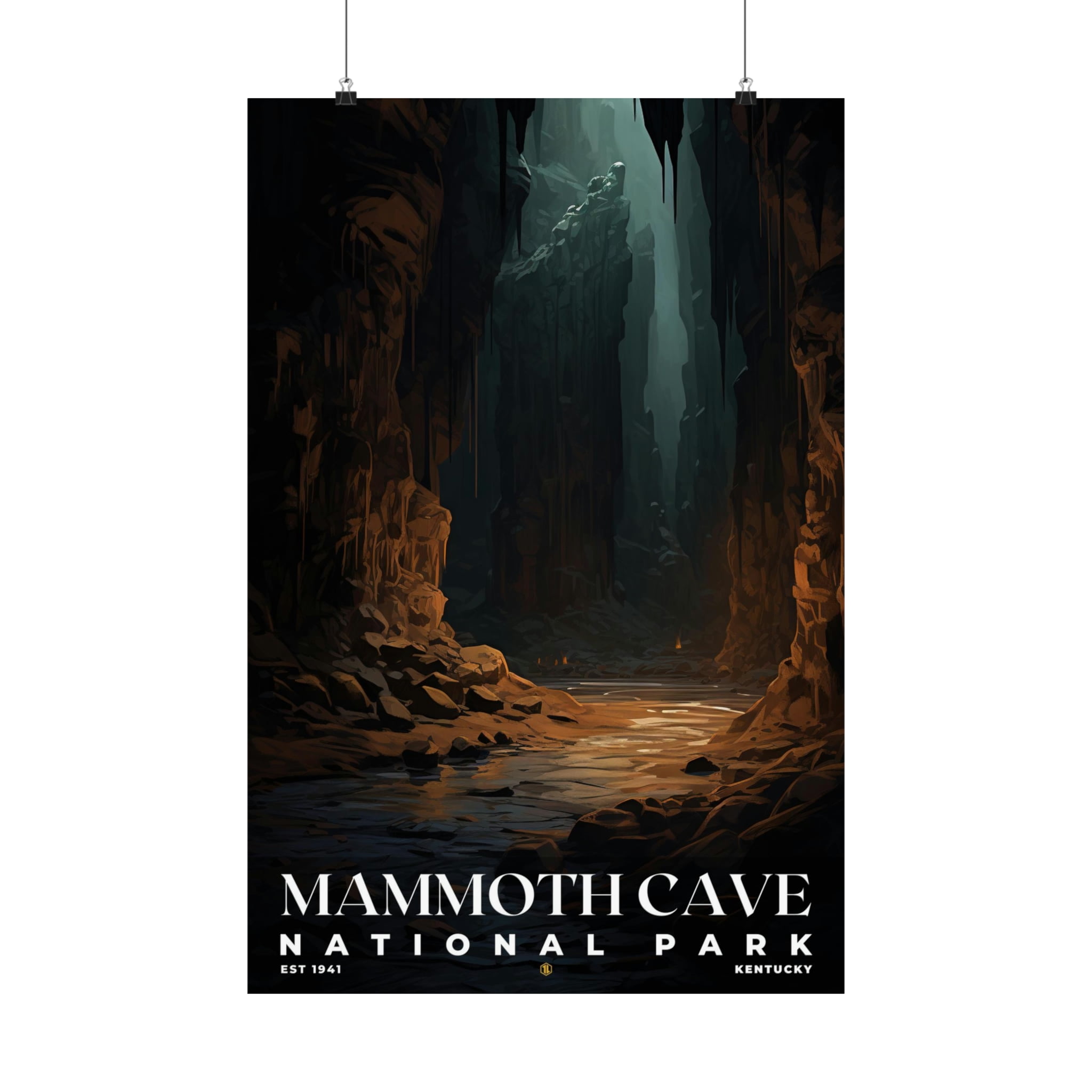 ELNEIT - Mammoth Cave National Park Poster, Unframed Matte Paper, S07 ...
