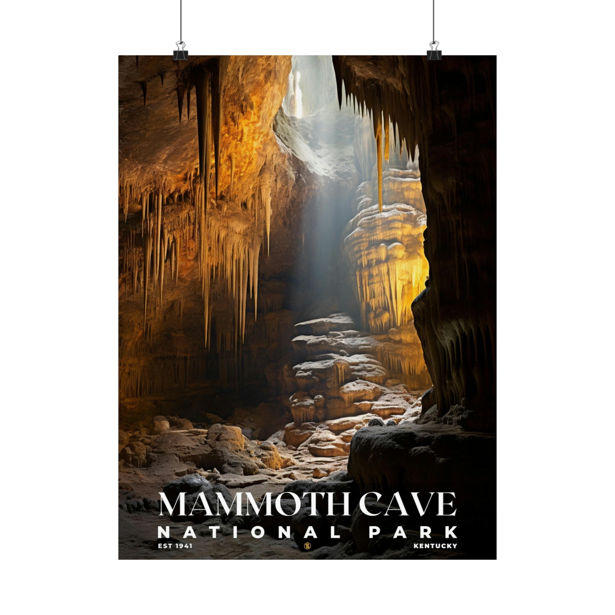 ELNEIT - Mammoth Cave National Park Poster, Unframed Matte Paper, S10 ...