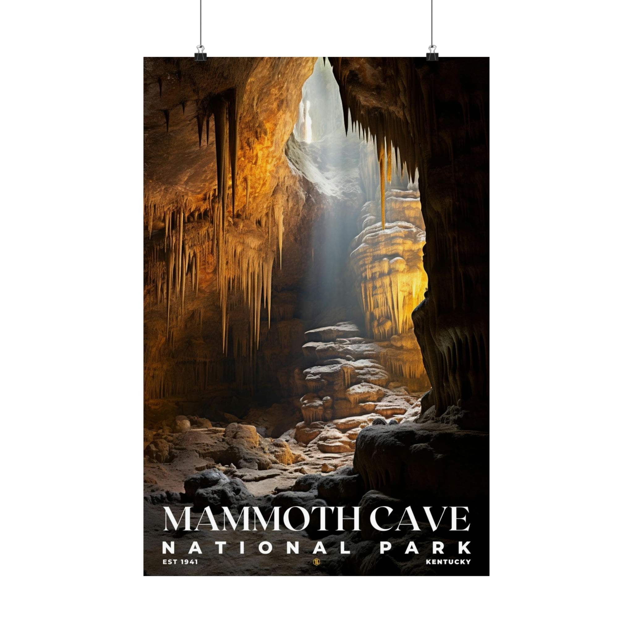 ELNEIT - Mammoth Cave National Park Poster, Unframed Matte Paper, S10 ...