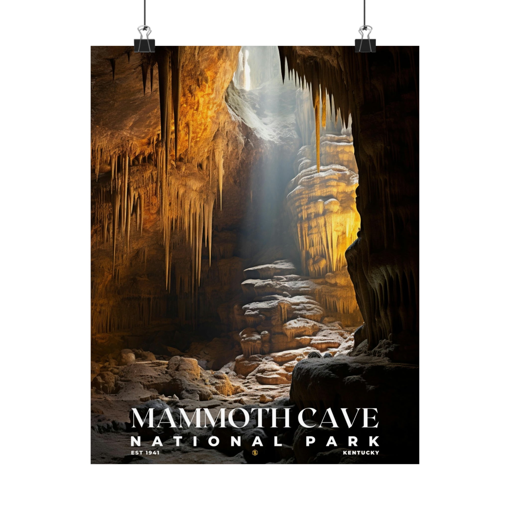 ELNEIT - Mammoth Cave National Park Poster, Unframed Matte Paper, S10 ...