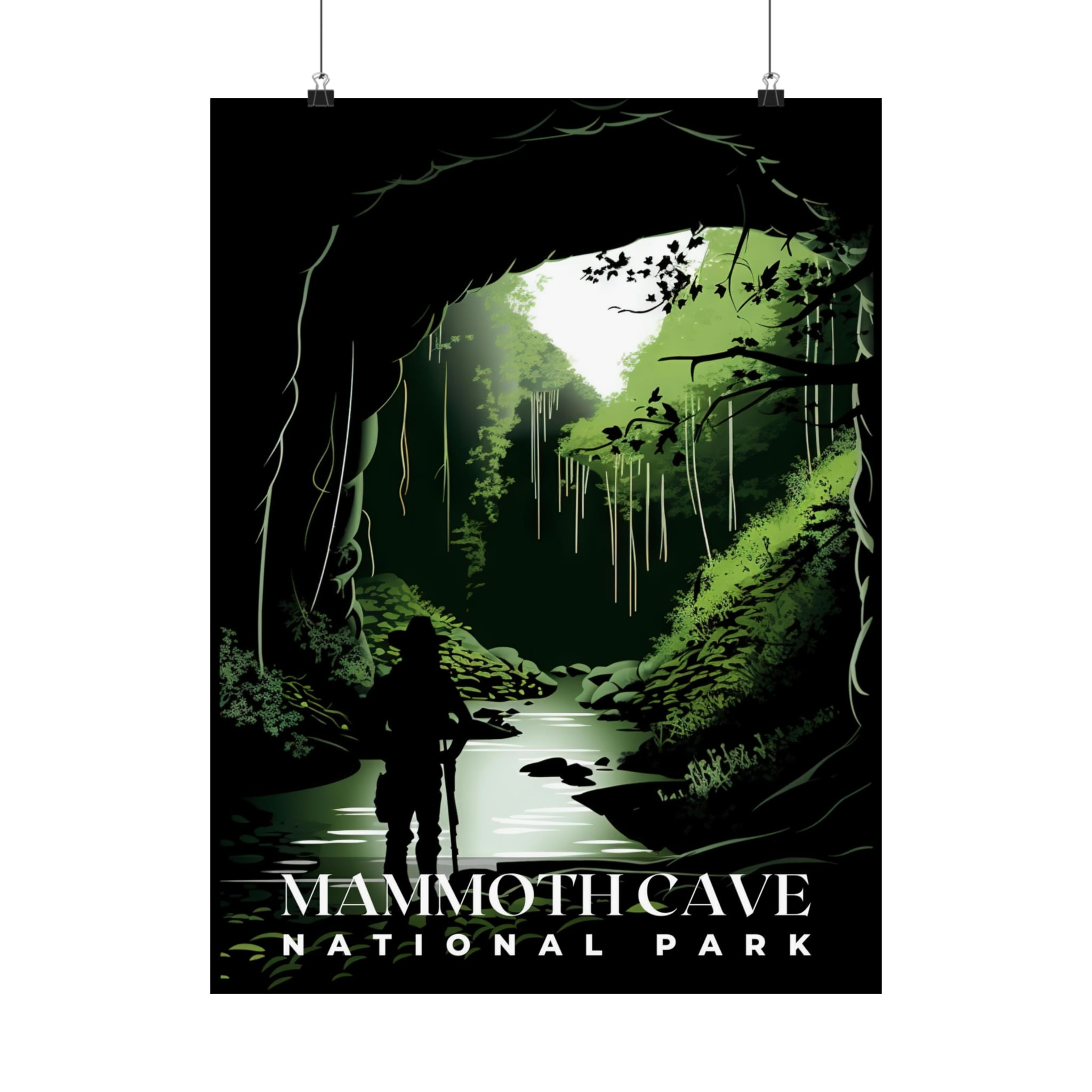 ELNEIT - Mammoth Cave National Park Poster, Unframed Matte, S01 ...