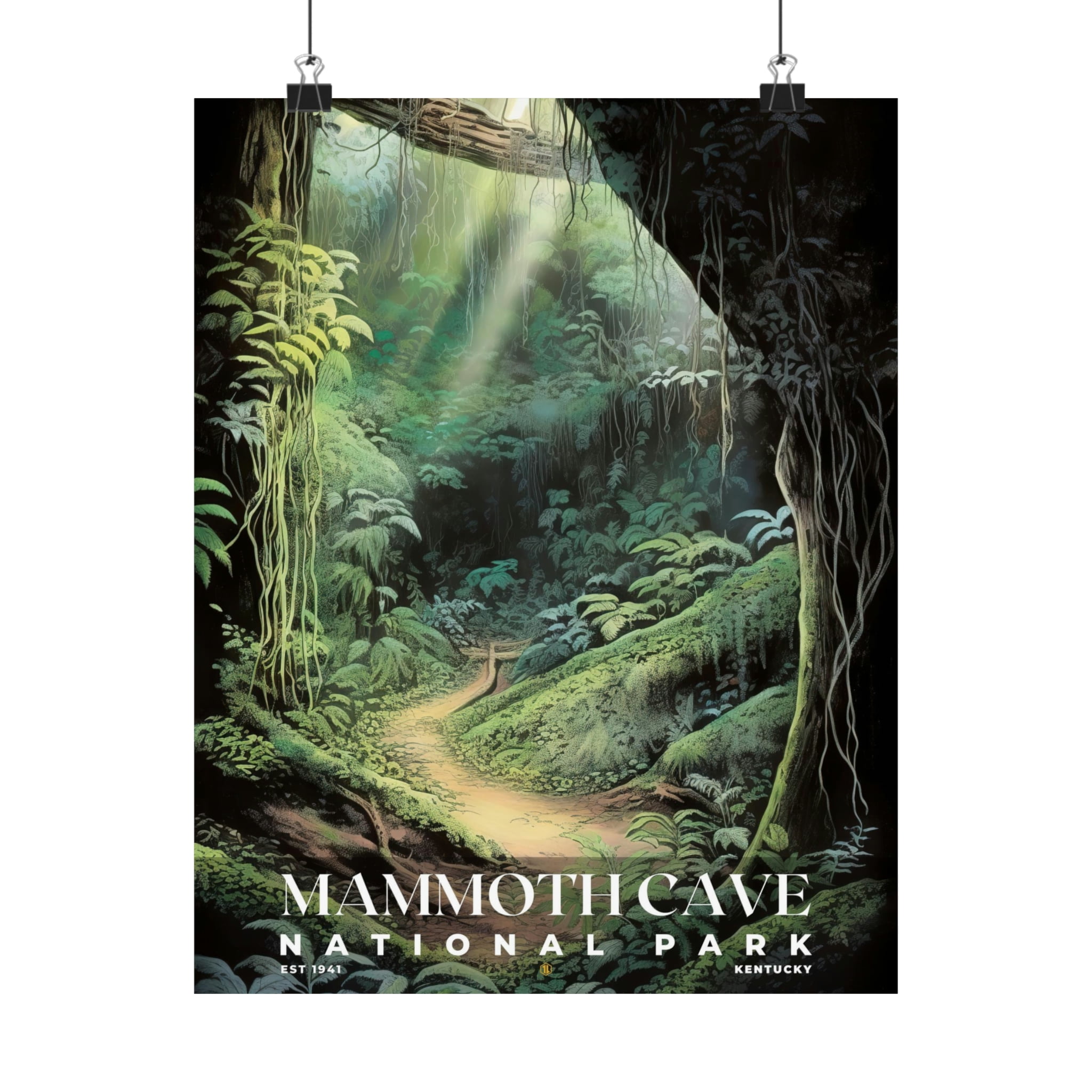 ELNEIT - Mammoth Cave National Park Poster, Unframed Matte, S02 ...