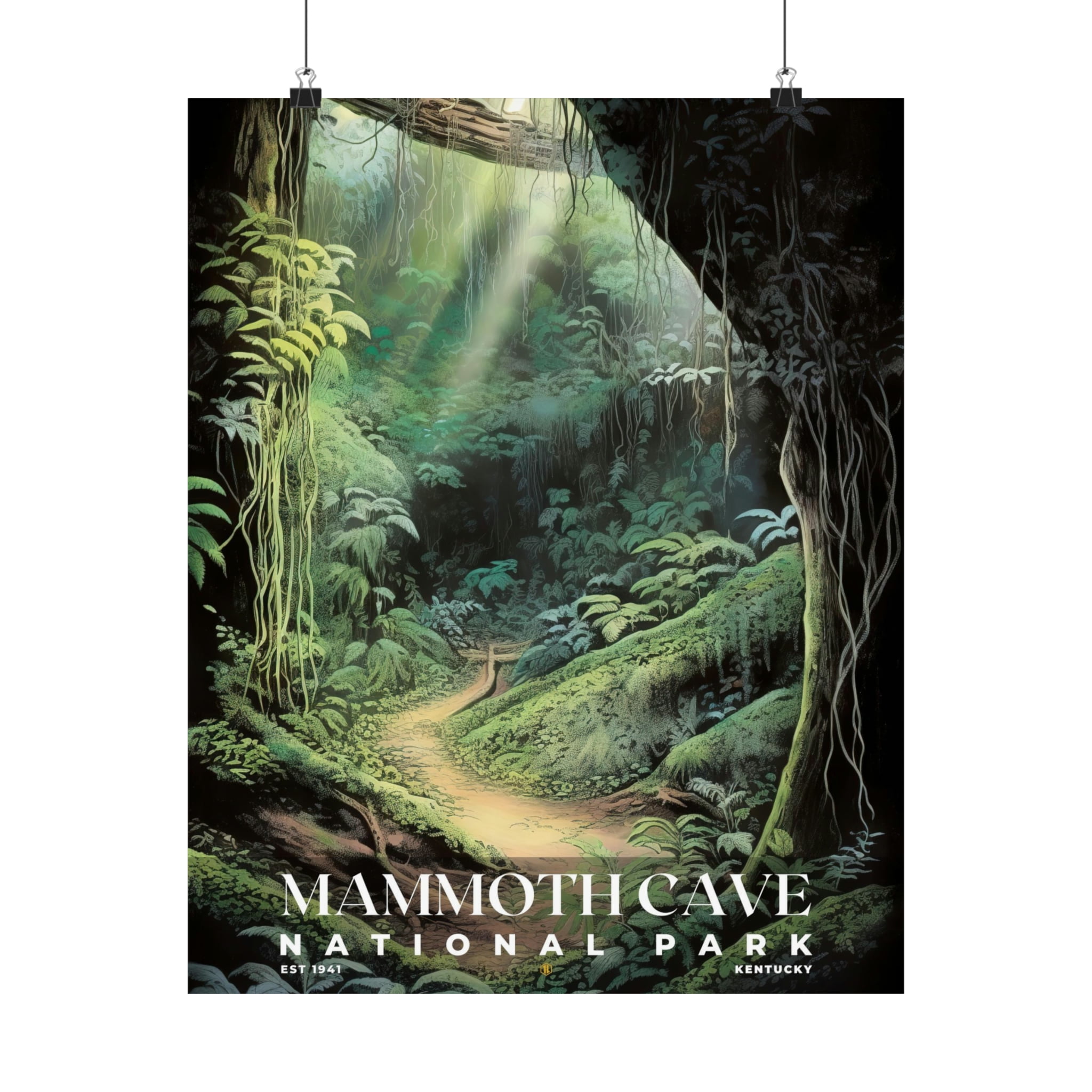 ELNEIT - Mammoth Cave National Park Poster, Unframed Matte, S02 ...