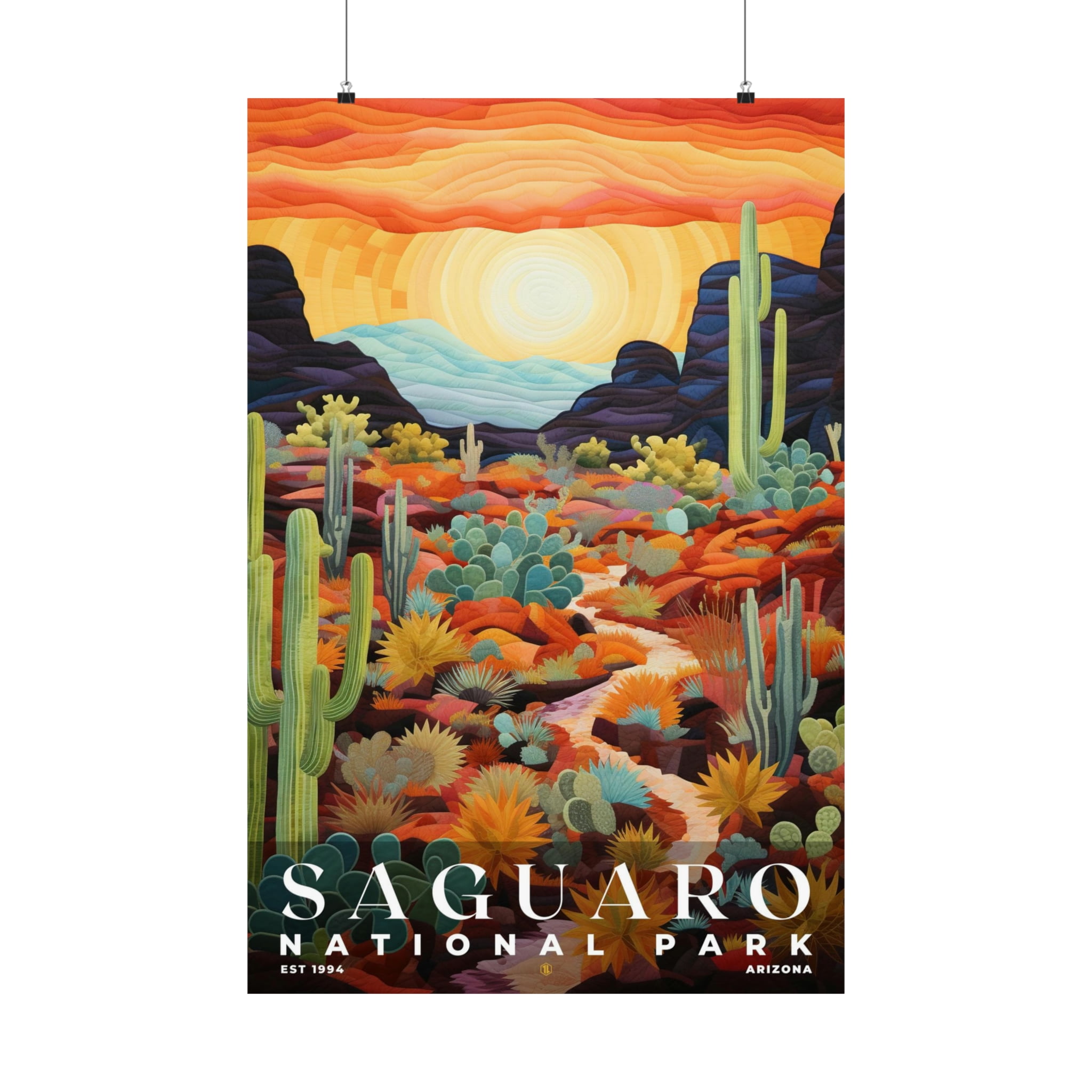 ELNEIT - Saguaro National Park Poster, Unframed Matte Paper, S09 ...