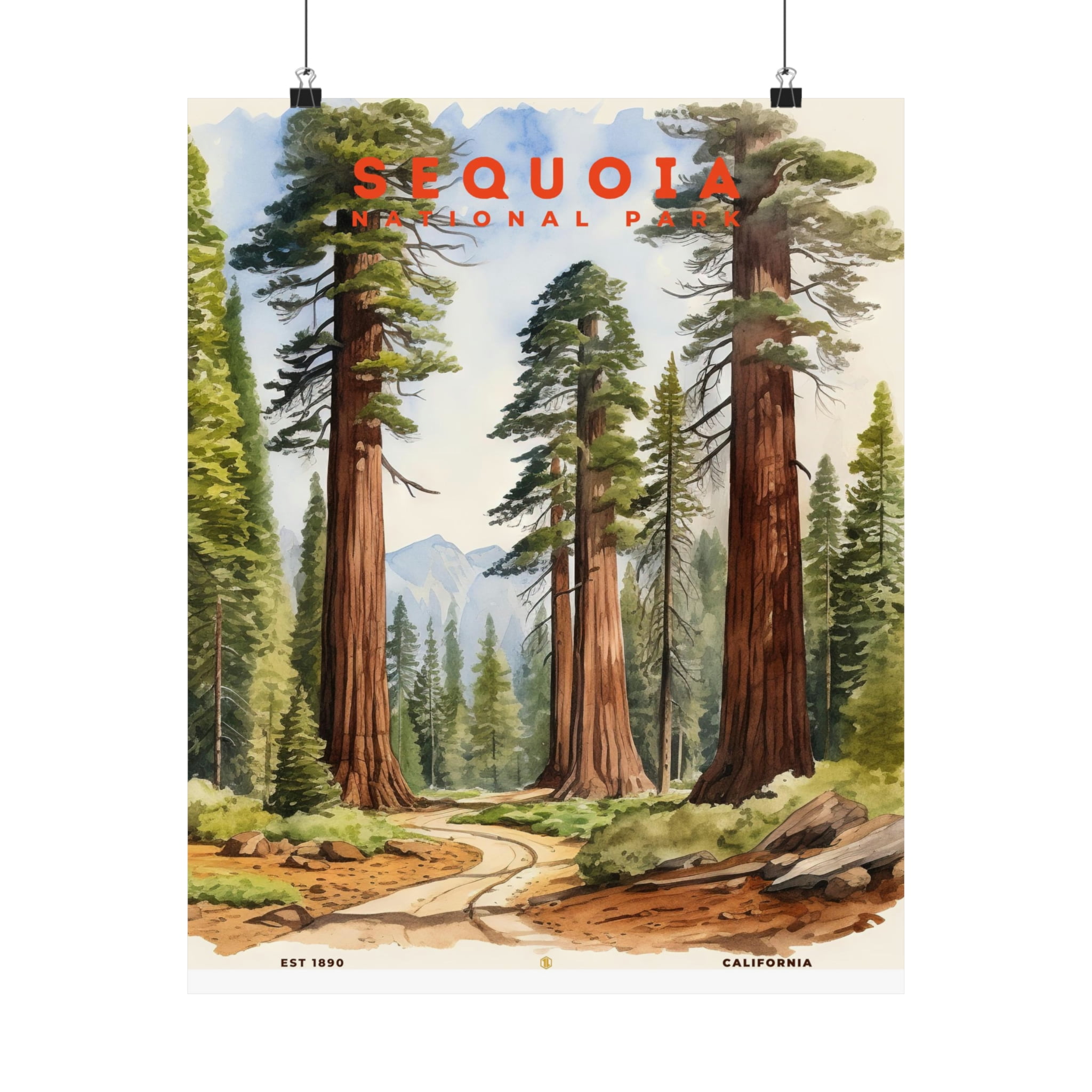 ELNEIT - Sequoia National Park Poster, Unframed Matte Paper, S08 - Walmart.com