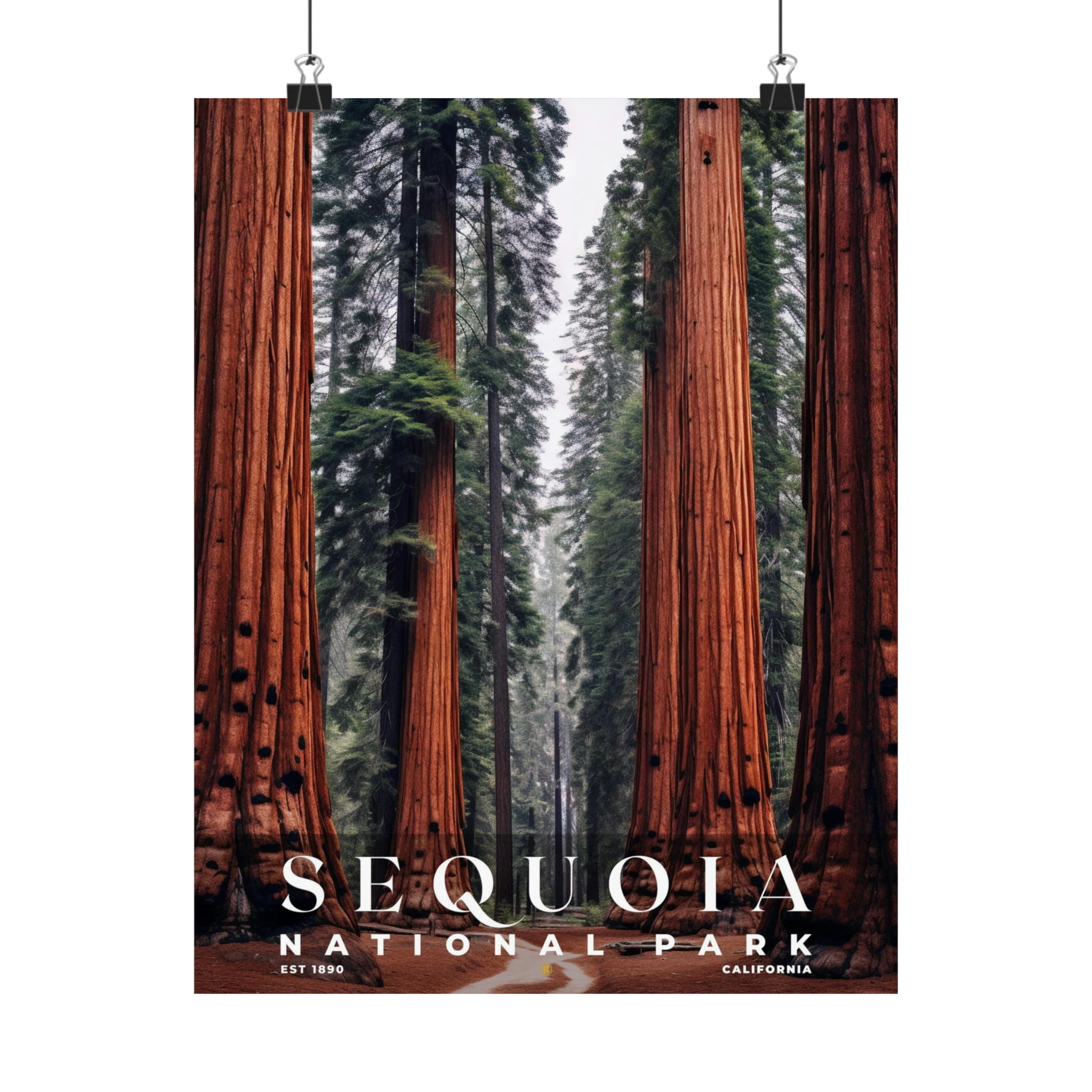 ELNEIT - Sequoia National Park Poster, Unframed Matte Paper, S10 ...
