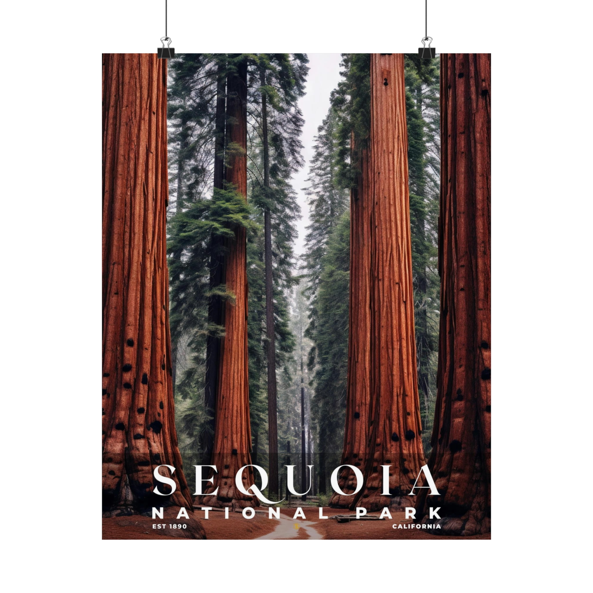 ELNEIT - Sequoia National Park Poster, Unframed Matte Paper, S10 ...