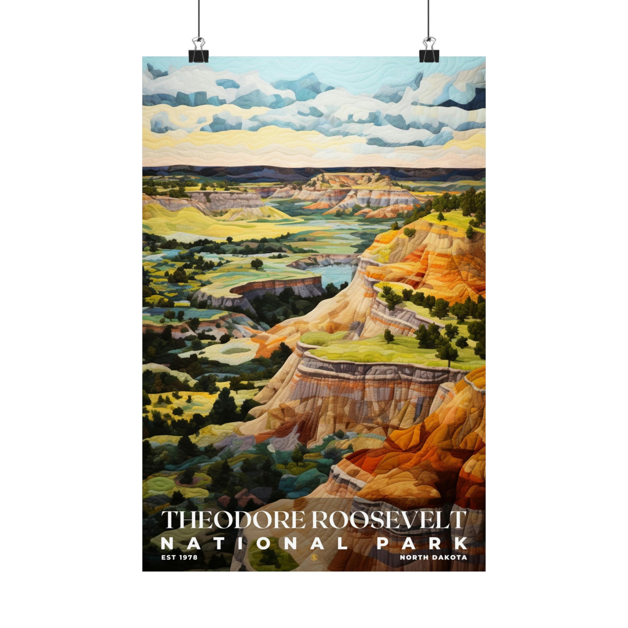 ELNEIT - Theodore Roosevelt National Park Poster, Unframed Matte Paper, S09 - Walmart.com