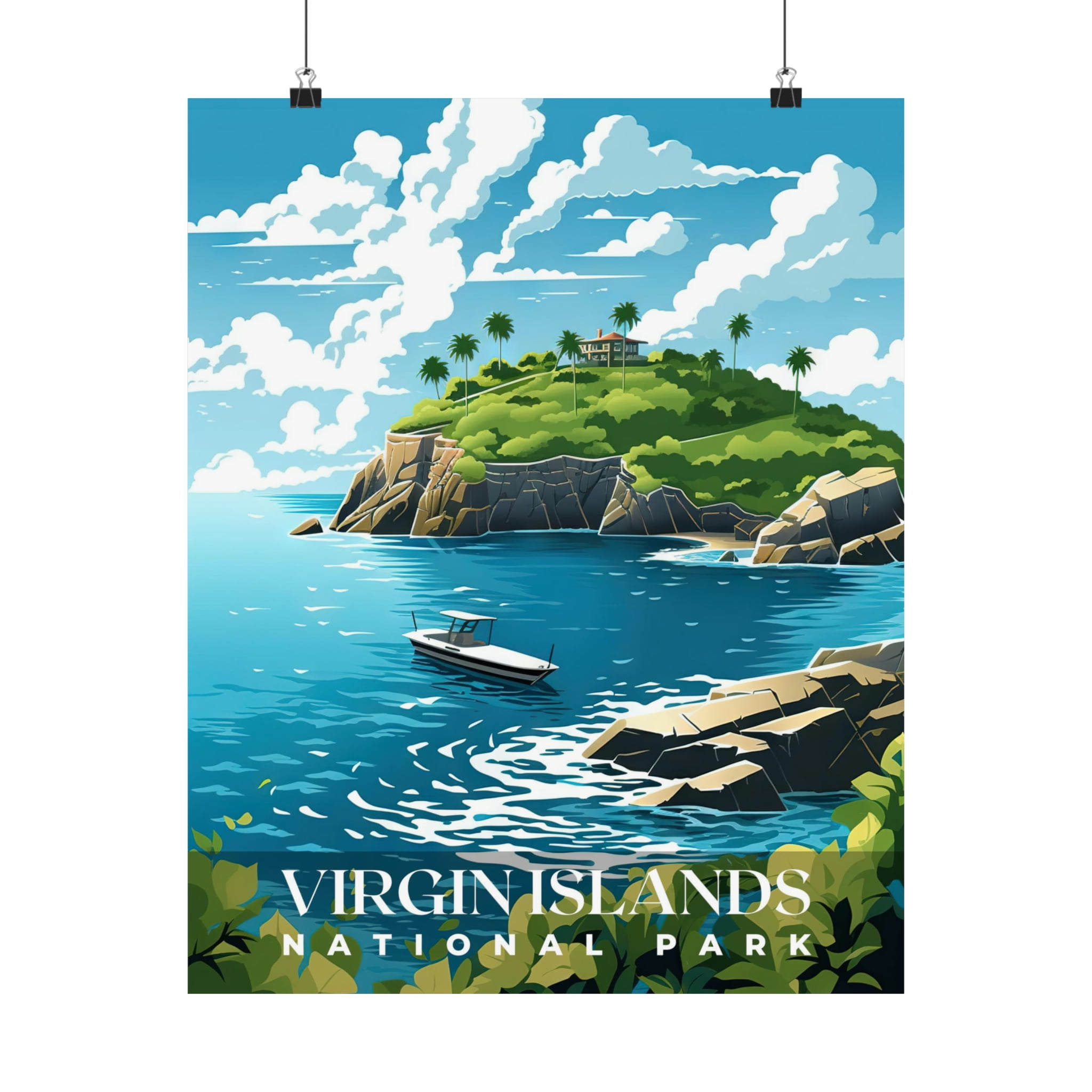 ELNEIT - Virgin Islands National Park Poster, Unframed Matte, S01 ...