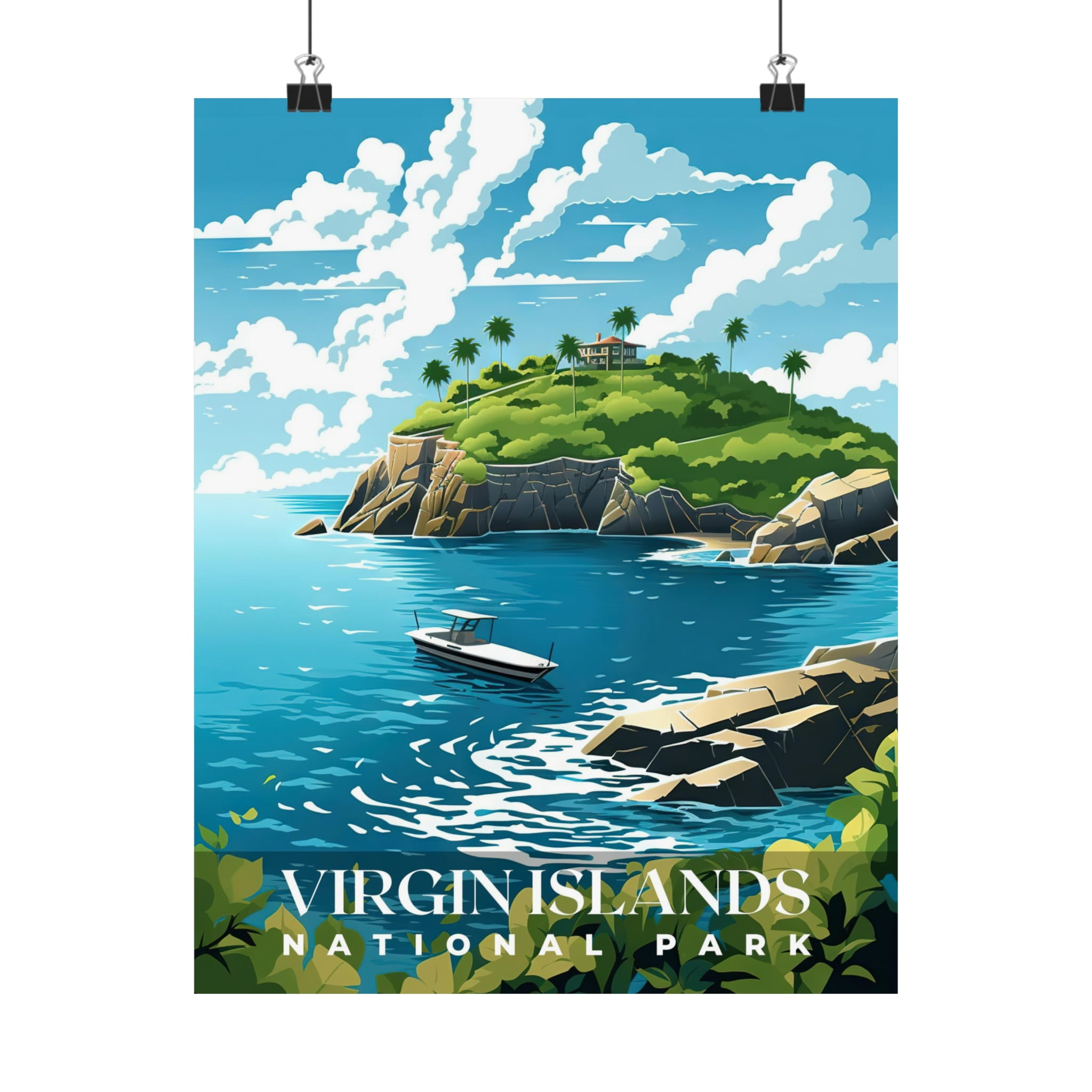 ELNEIT - Virgin Islands National Park Poster, Unframed Matte, S01 ...