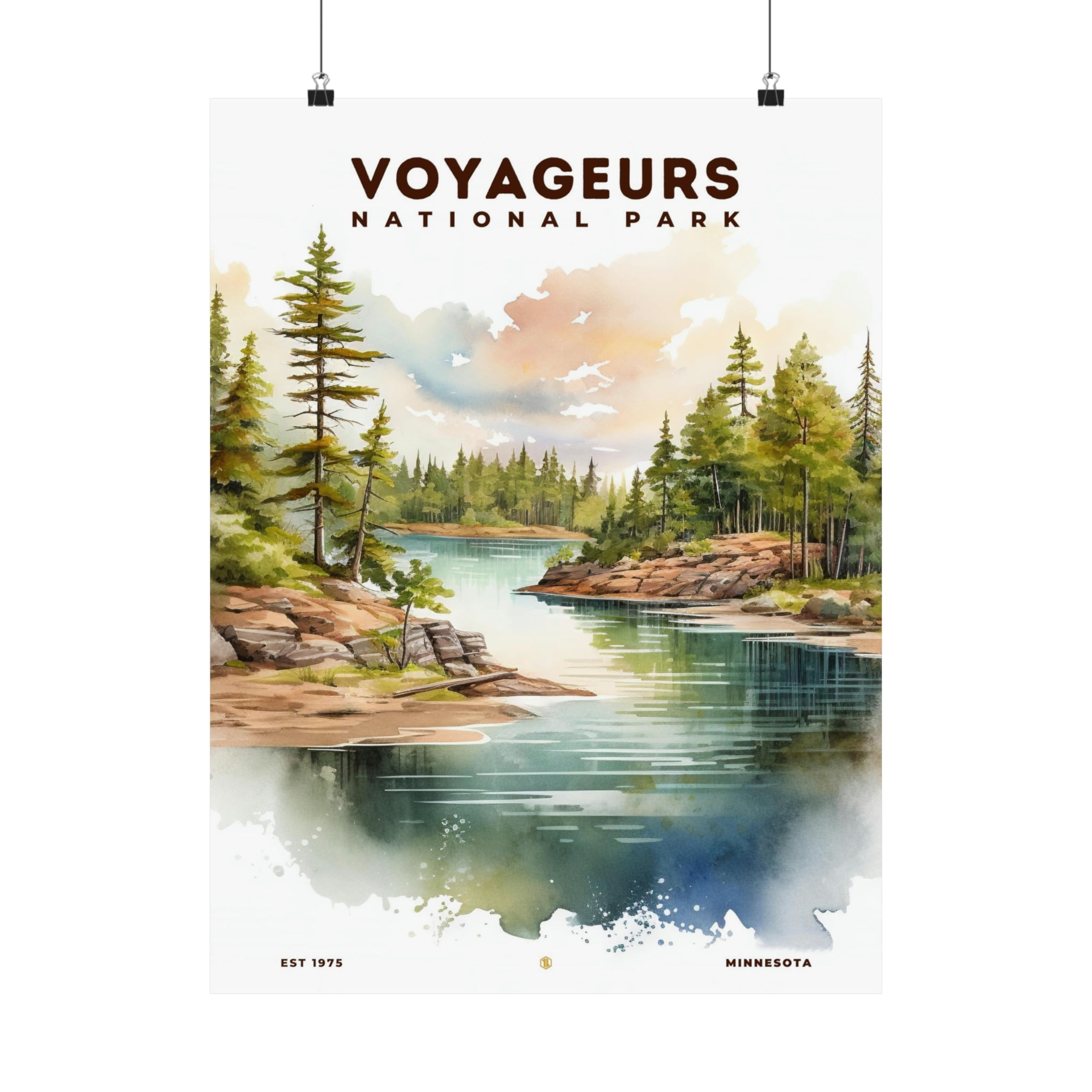 ELNEIT - Voyageurs National Park Poster, Unframed Matte Paper, S08 - Walmart.com