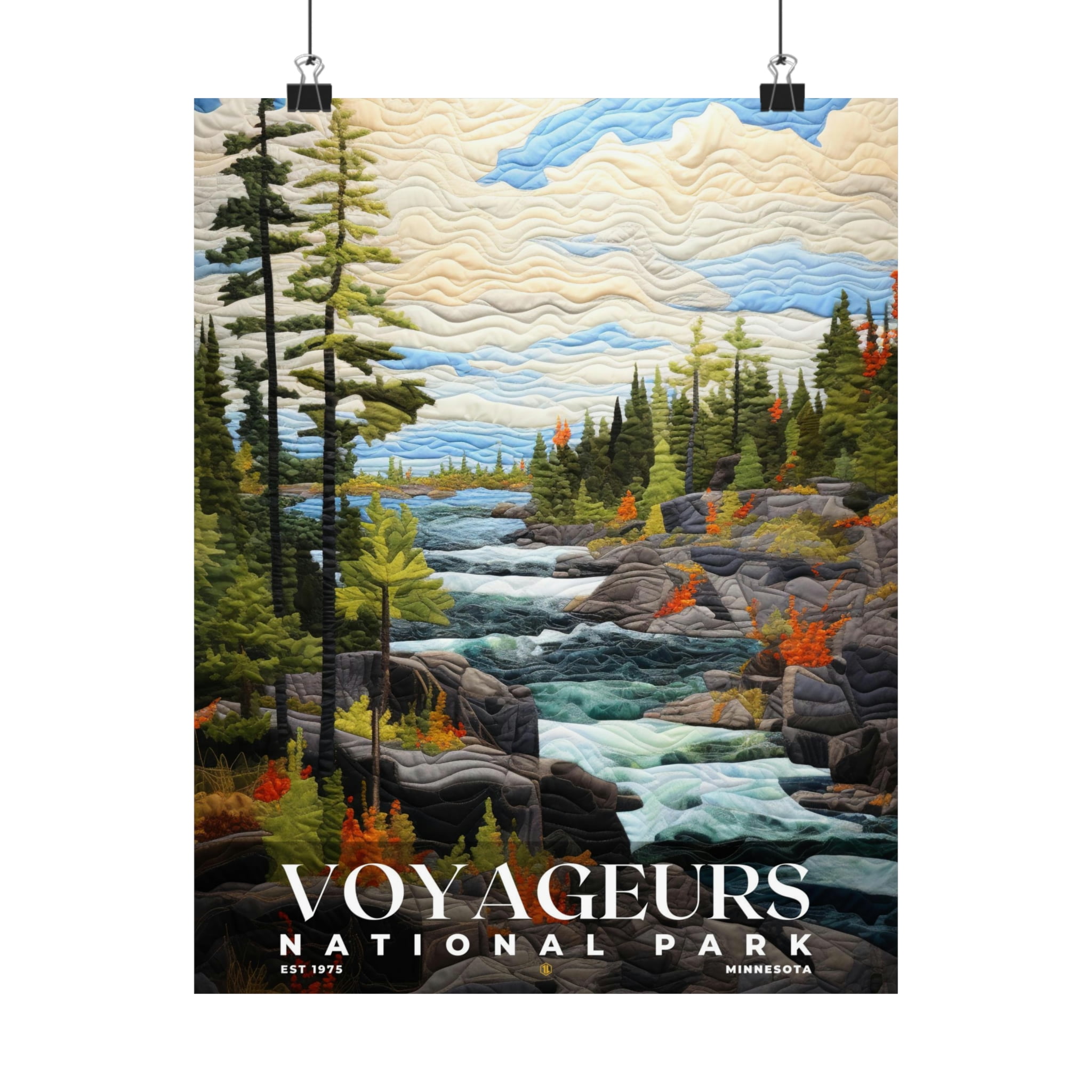ELNEIT - Voyageurs National Park Poster, Unframed Matte Paper, S09 ...