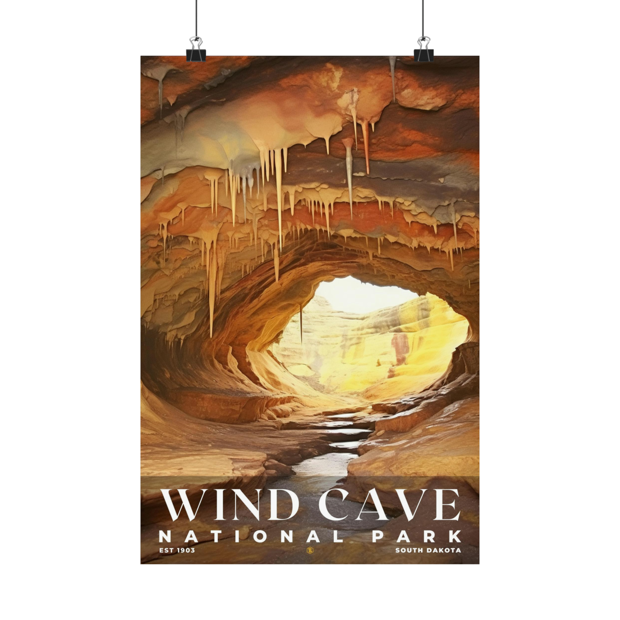 ELNEIT - Wind Cave National Park Poster, Unframed Matte Paper, S06 ...