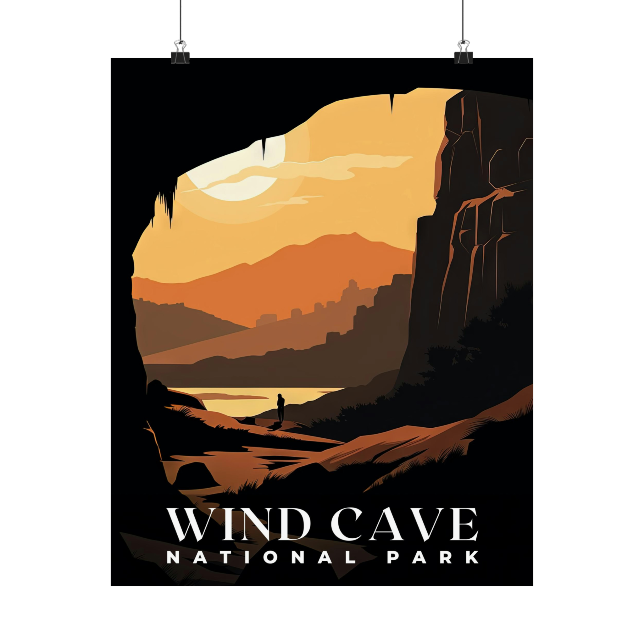 ELNEIT - Wind Cave National Park Poster, Unframed Matte, S01 - Walmart.com