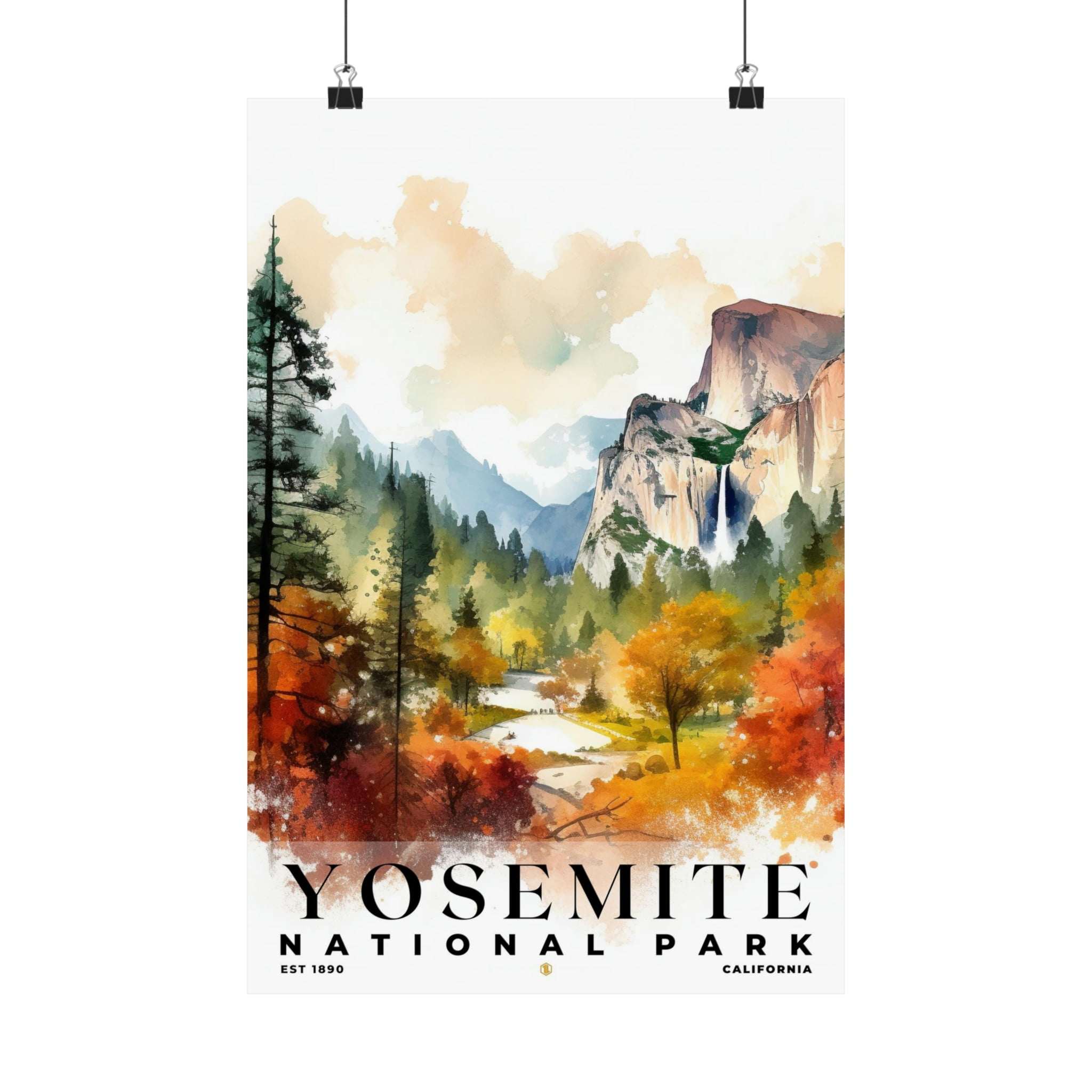 ELNEIT - Yosemite National Park Poster, Unframed Matte Paper, S04 ...