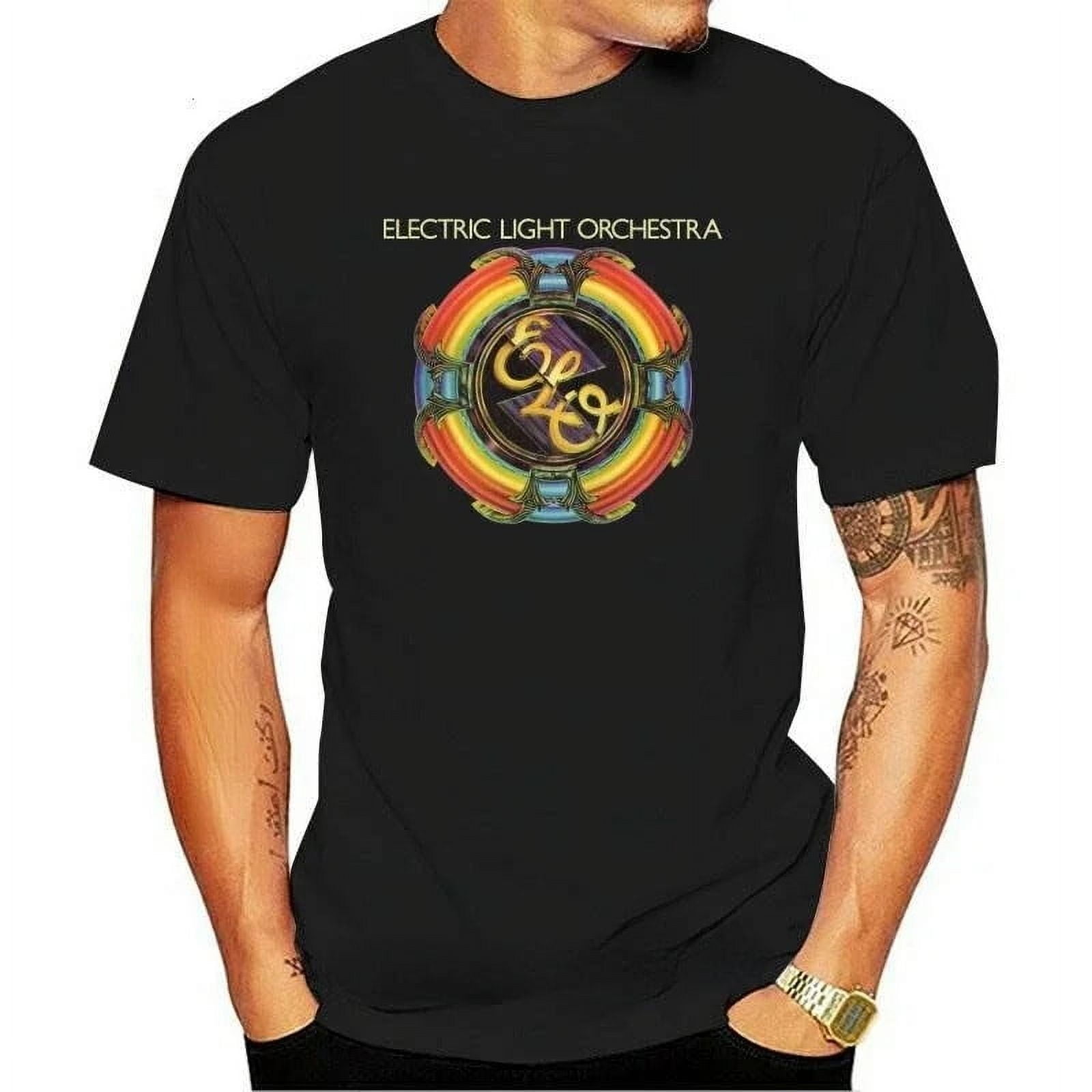 ELO Electric Light Orchestra Rock Group T-Shirt Summer Short Sleeve ...