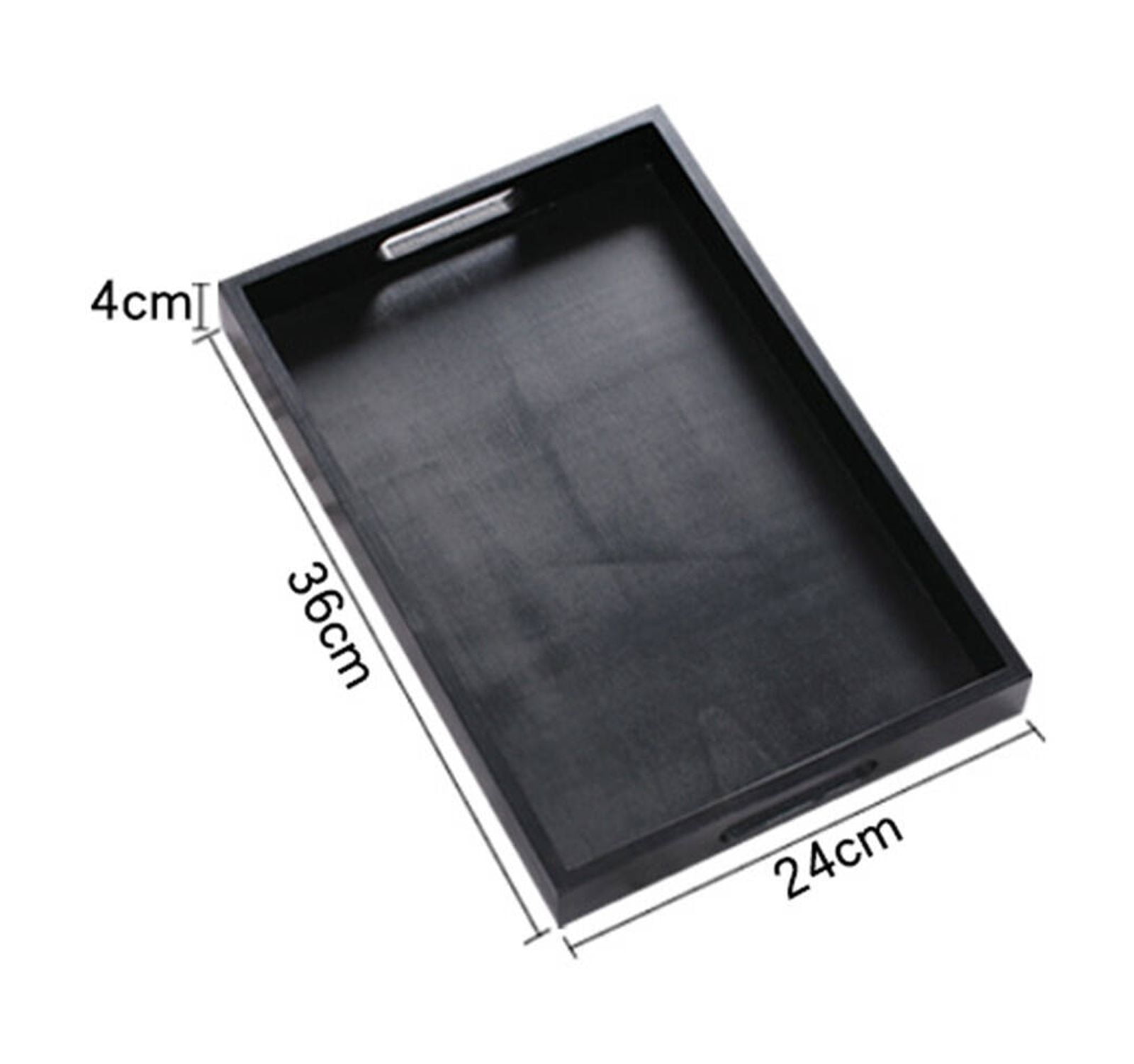 ELOLY Vanity Trays for Bathroom,Made With EcoFriendly Black Lacquer ...