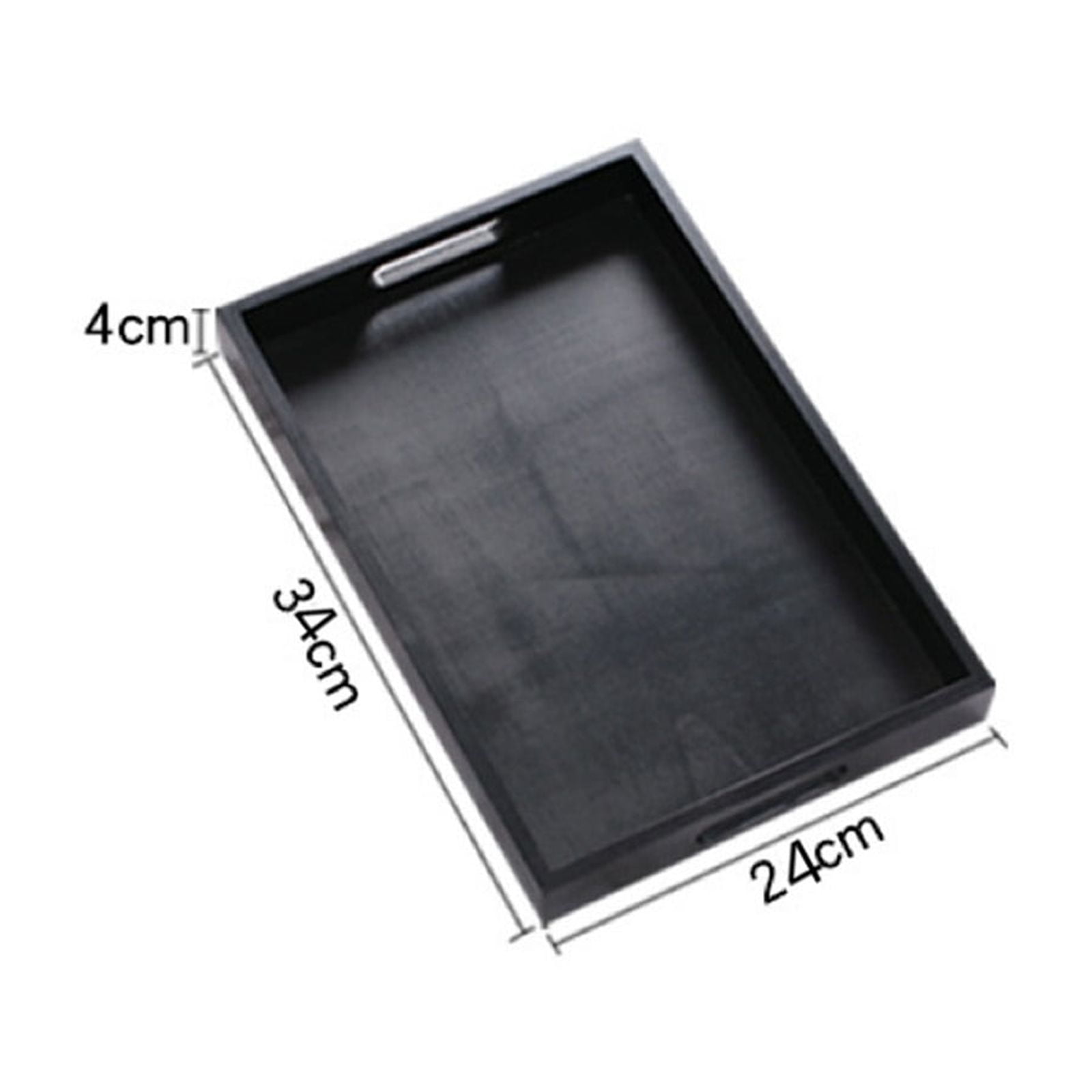ELOLY Vanity Trays for Bathroom,Made With EcoFriendly Black Lacquer ...