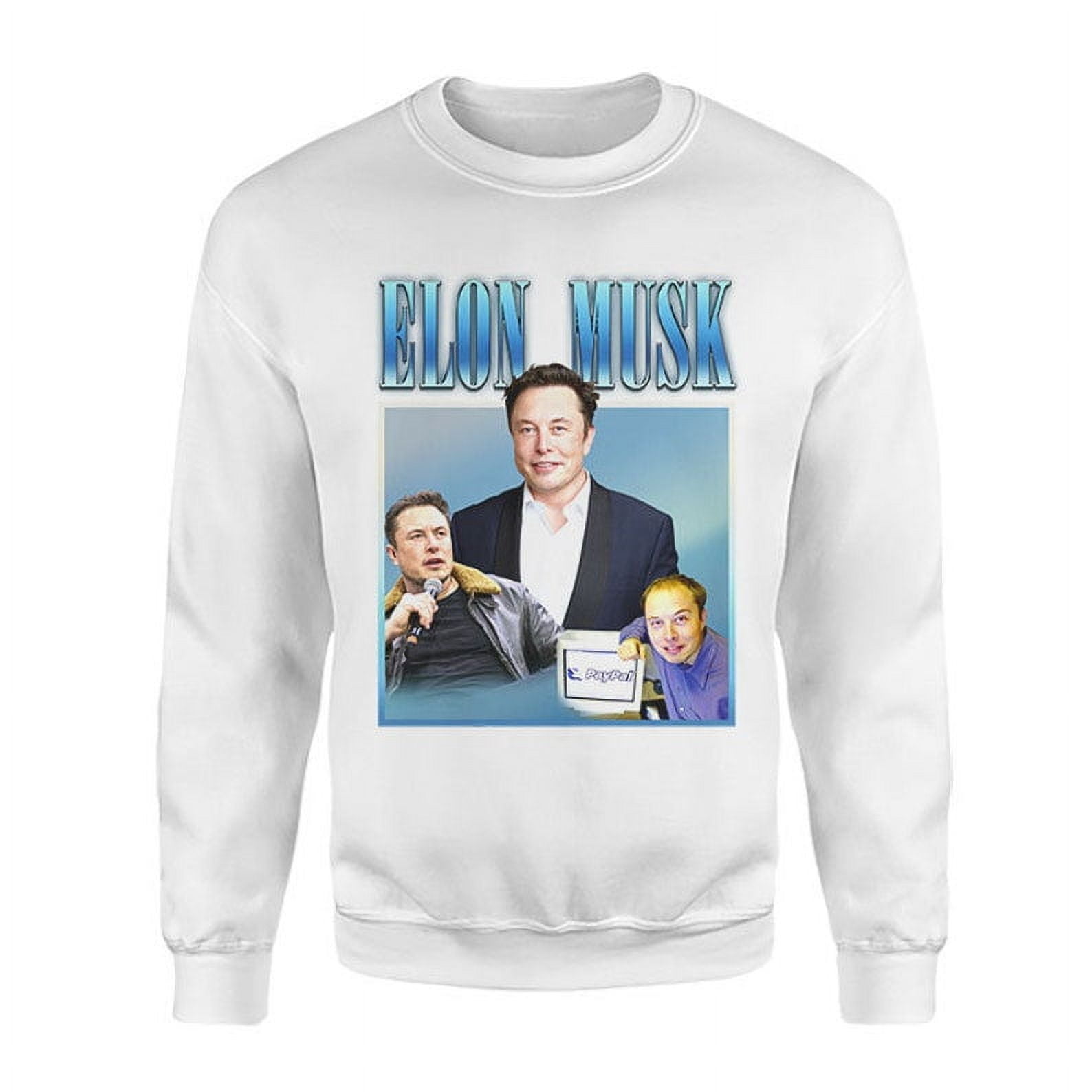 ELON MUSK Homage Sweatshirt , Throwback Funny Cartoon Sweatshirt ...
