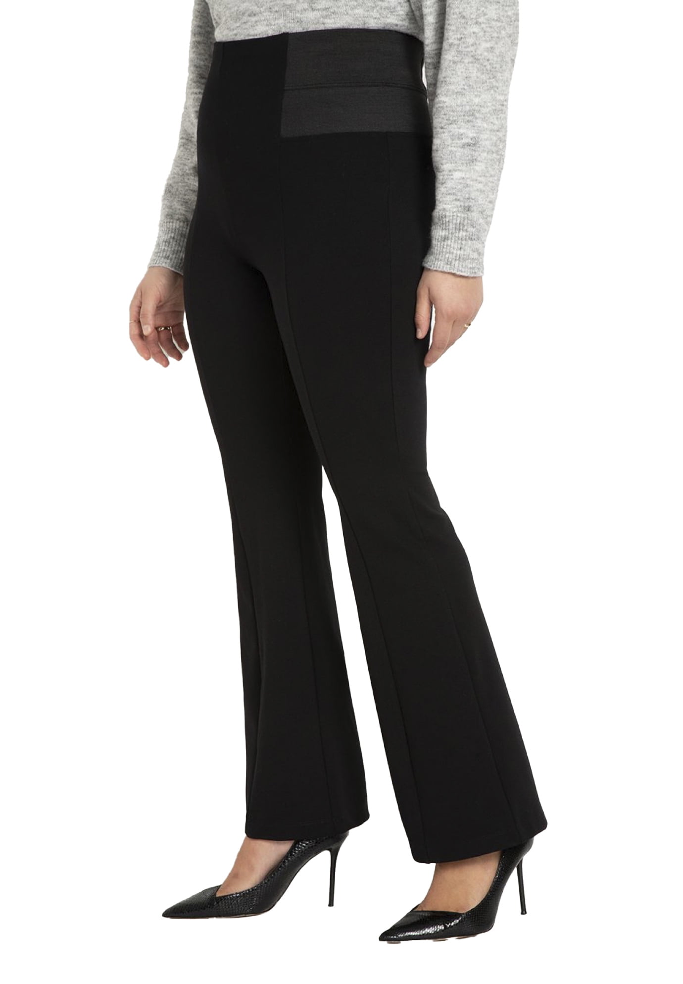 ELOQUII Women's Plus Size Miracle Flawless Flare Leg Pant - Walmart.com