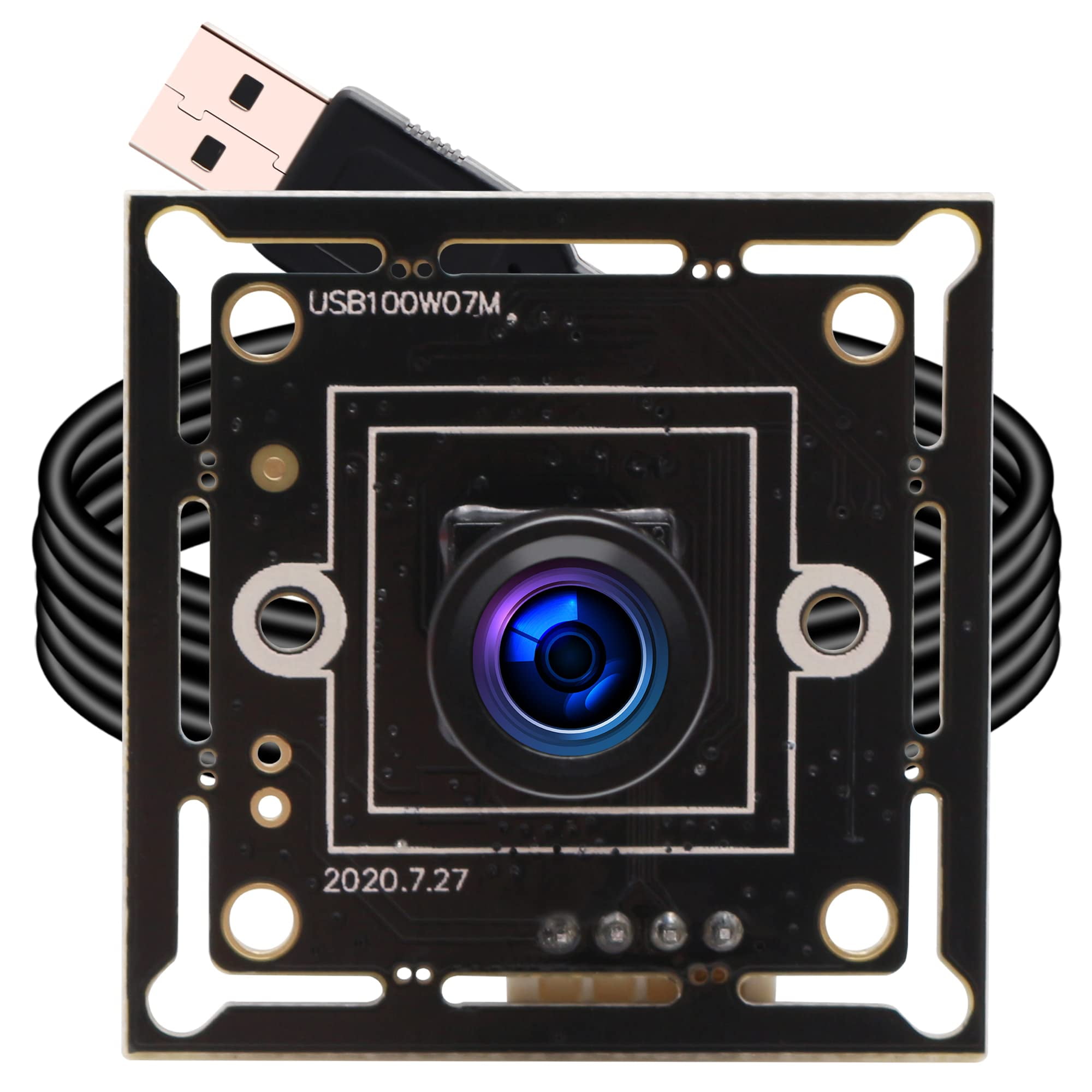 ELP USB Camera Module Super Mini 720p Wide with 100degree M7 Lens Megapixel HD OV9712 Embedded ...
